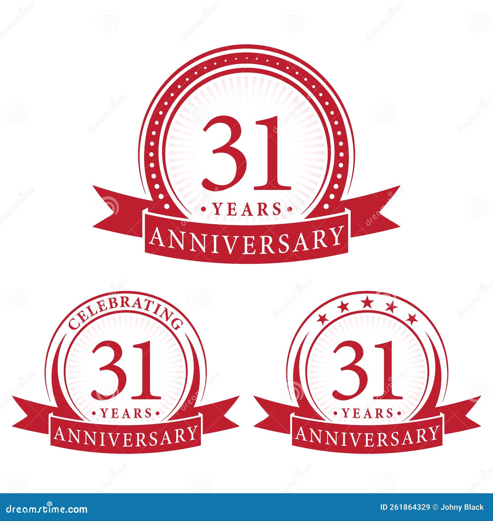 31 Years Anniversary Celebration Logotype. 31st Anniversary Logo ...