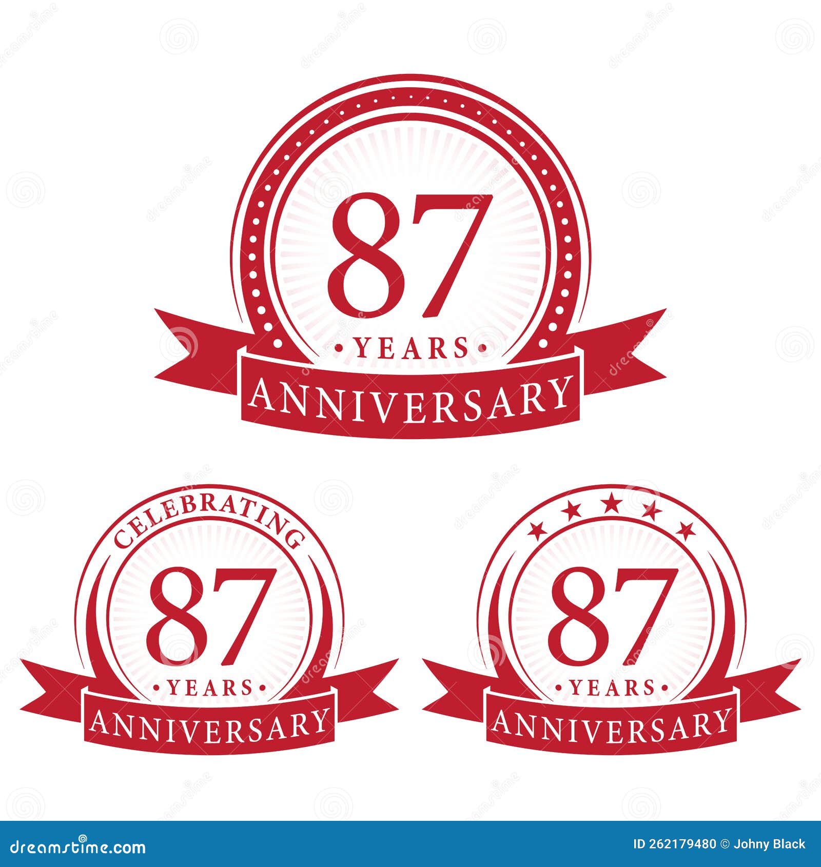 87 Years Anniversary Celebration Logotype. 87th Anniversary Logo ...