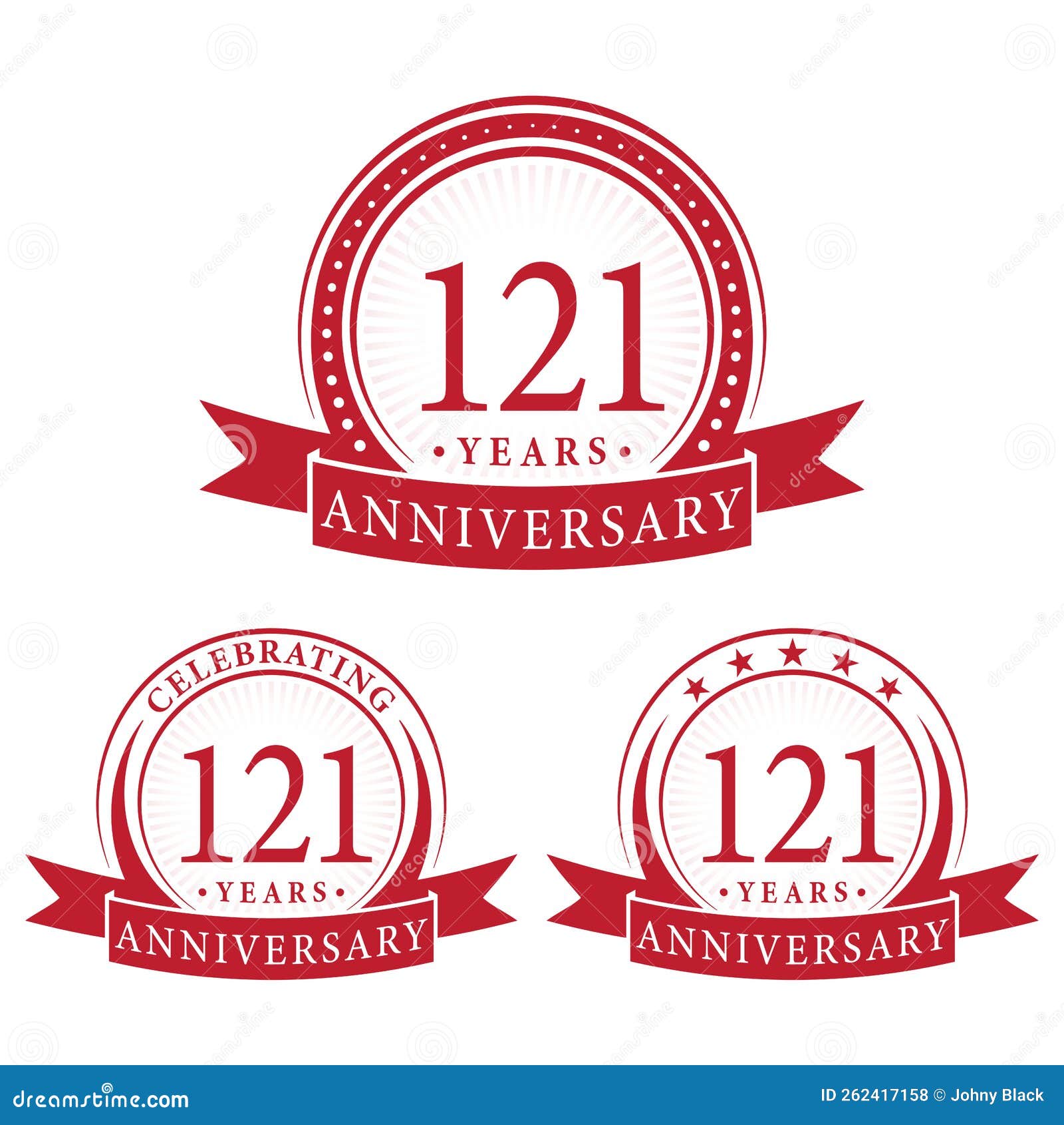 121 Years Anniversary Celebration Logotype. 121st Anniversary Logo ...