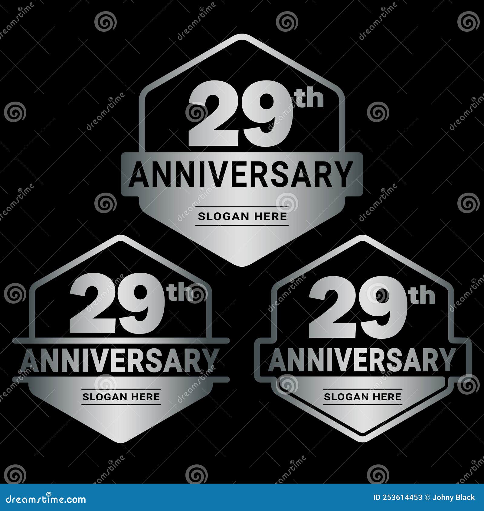29 Years Anniversary Celebration Logotype. 29th Anniversary Logo ...