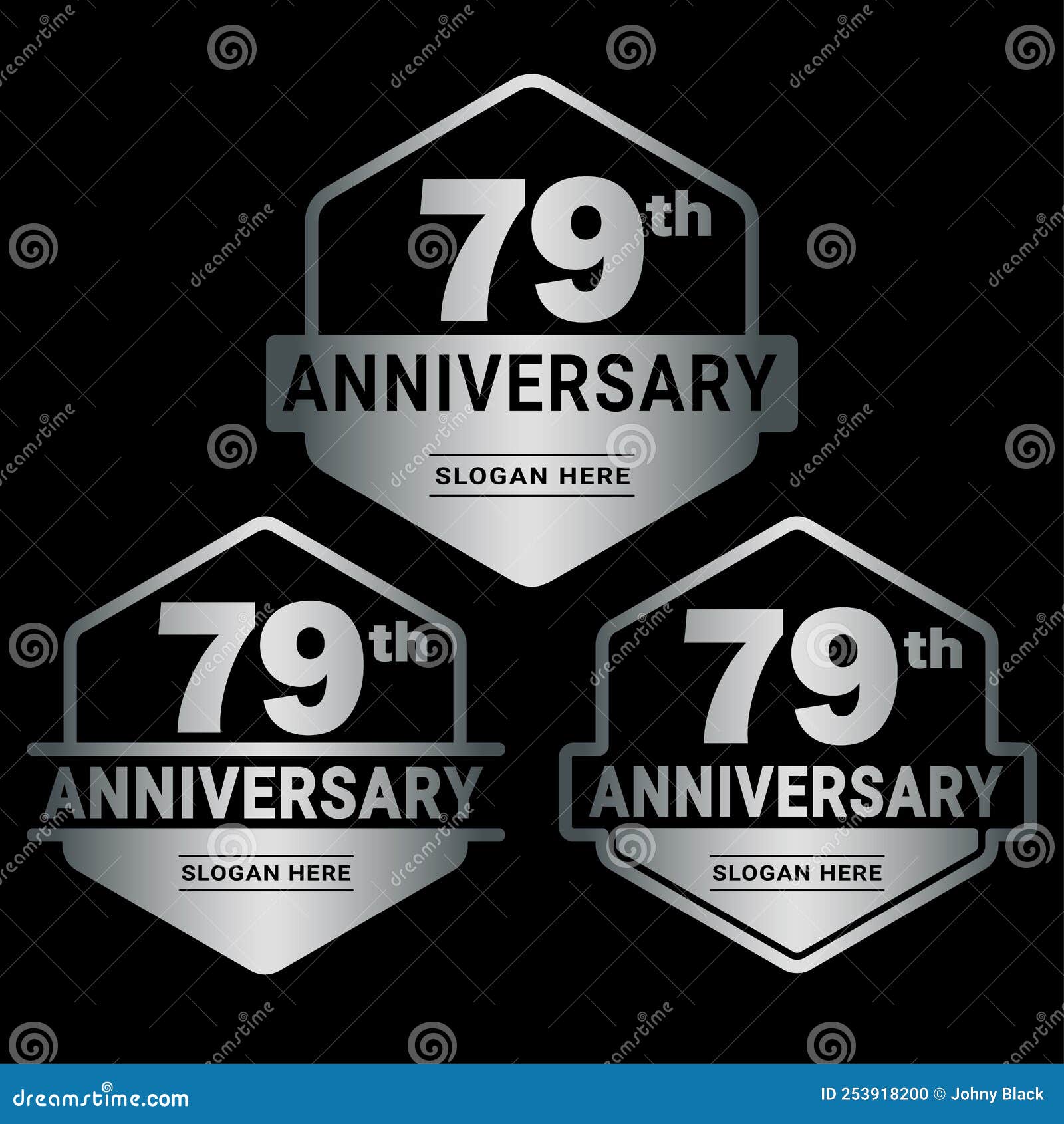 79 Years Anniversary Celebration Logotype. 79th Anniversary Logo ...