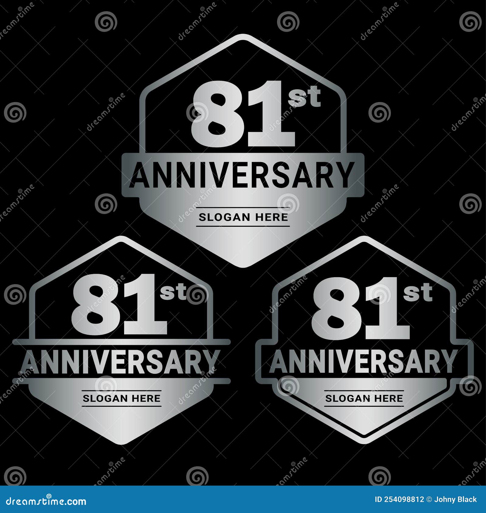 81 Years Anniversary Celebration Logotype. 81st Anniversary Logo ...