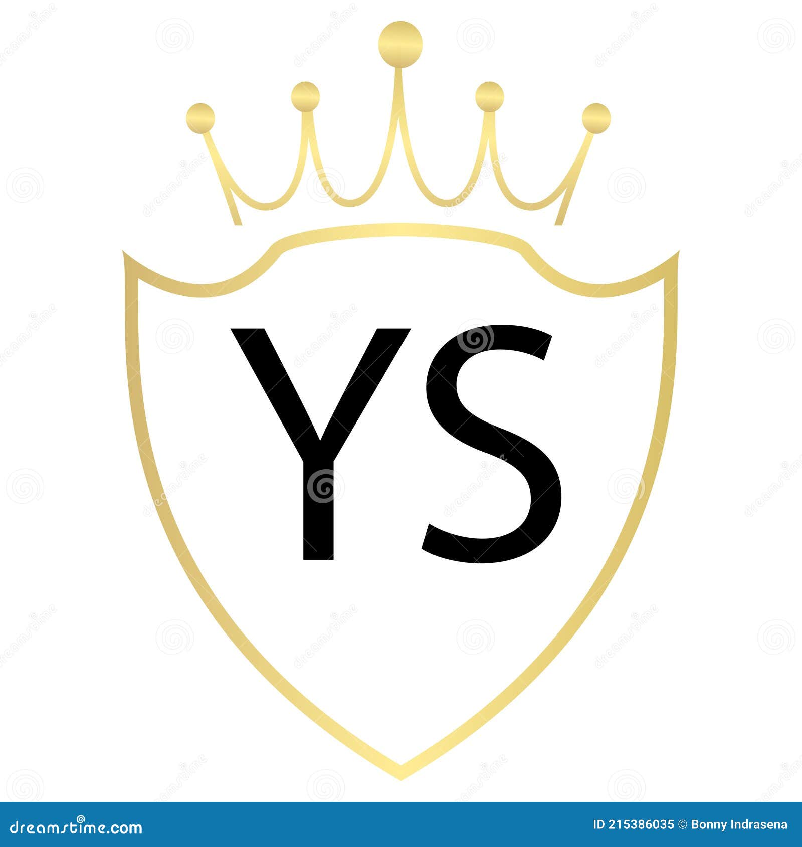 YS Letter Logo Design with Simple Style Stock Vector - Illustration of ...
