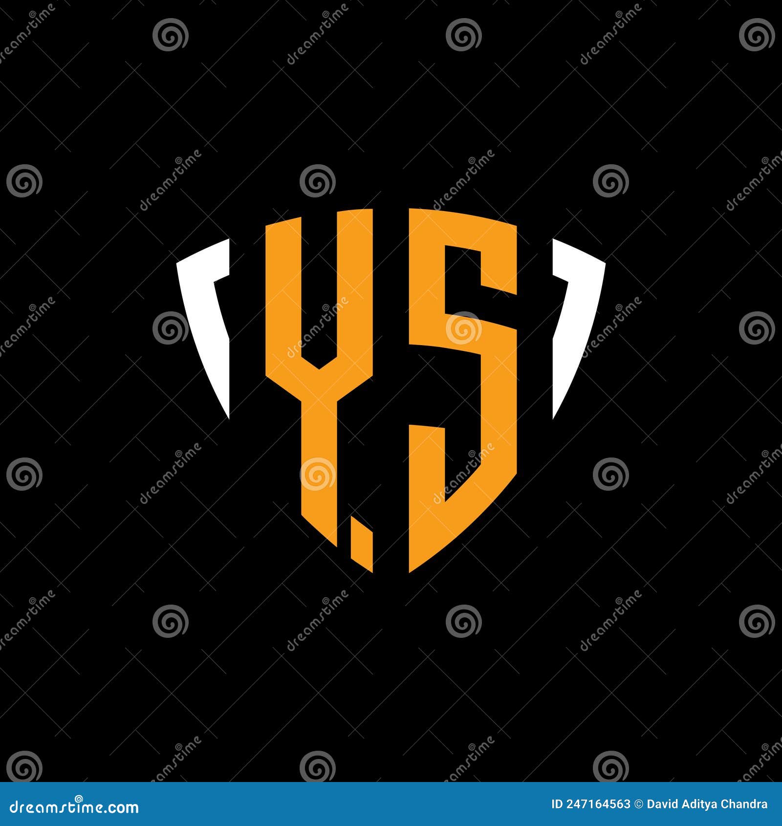 YS Logo Monogram Design Template Stock Vector - Illustration of graphic ...