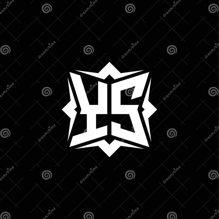 YS Logo Monogram Geometric Modern Design Stock Vector - Illustration of ...