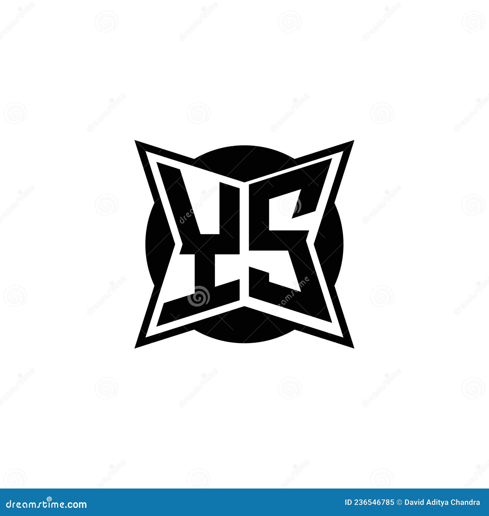 YS Logo Monogram Geometric Modern Design Stock Vector - Illustration of ...