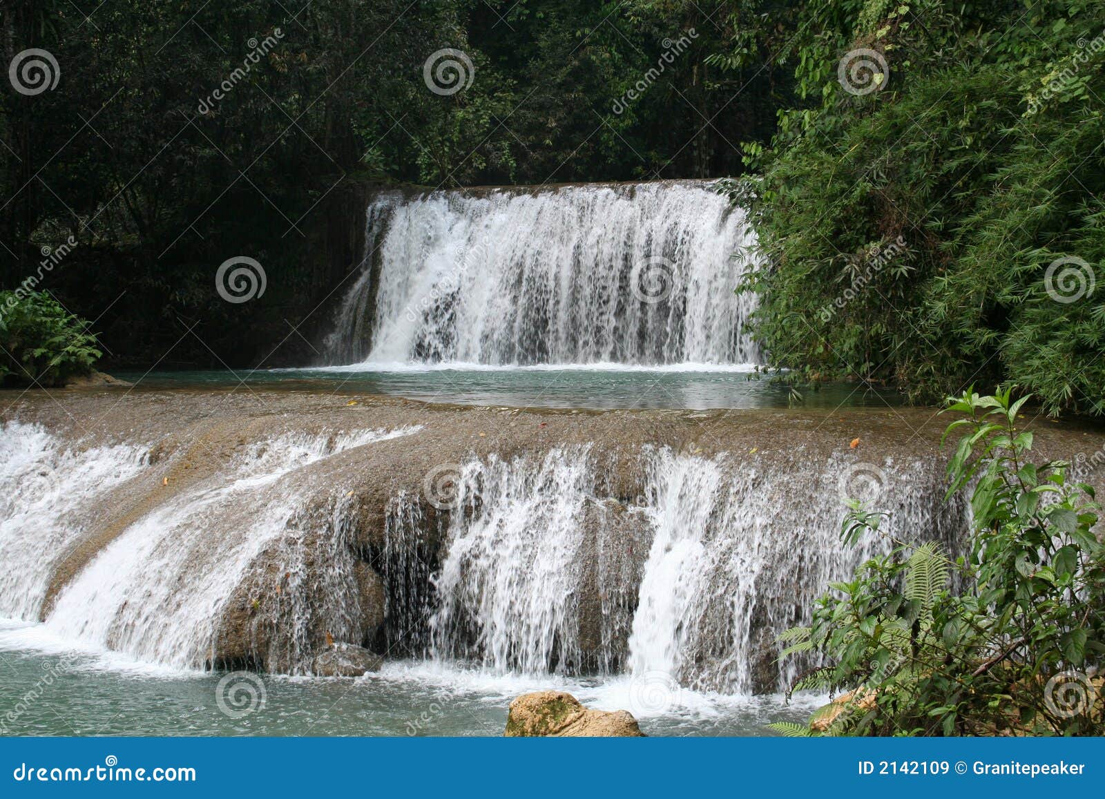 River And Waterfall Landscape Stock Photo | CartoonDealer.com #144110172