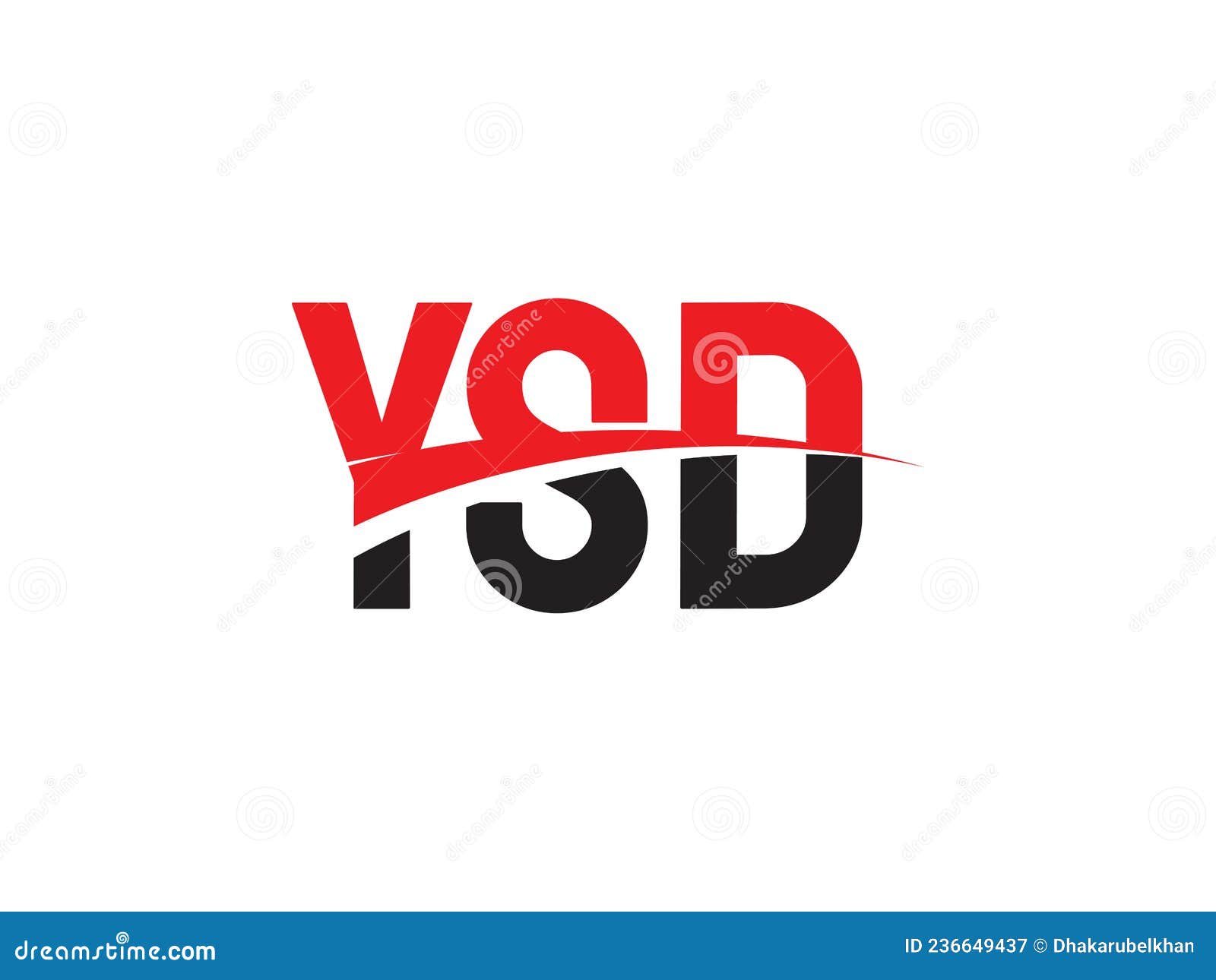 YSD Letter Initial Logo Design Vector Illustration Stock Vector ...