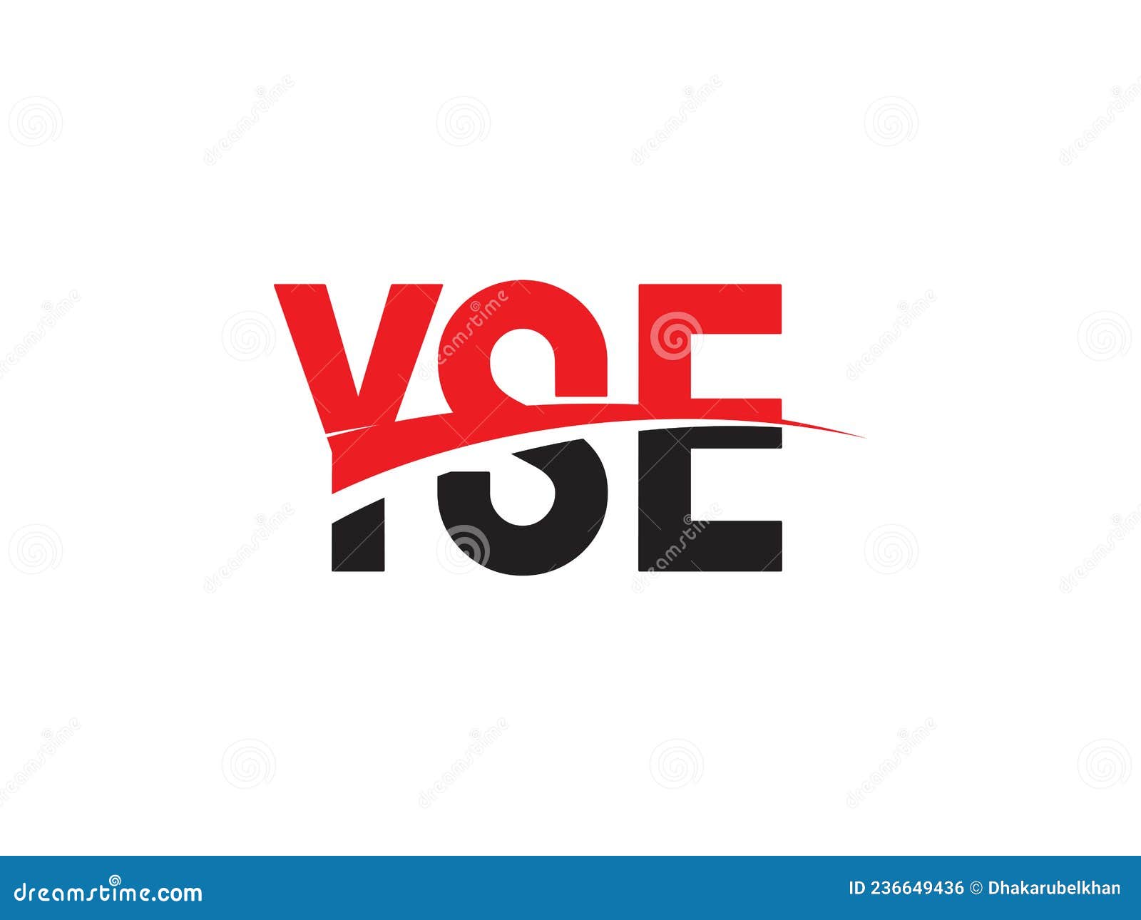 YSE Letter Initial Logo Design Vector Illustration Stock Vector ...