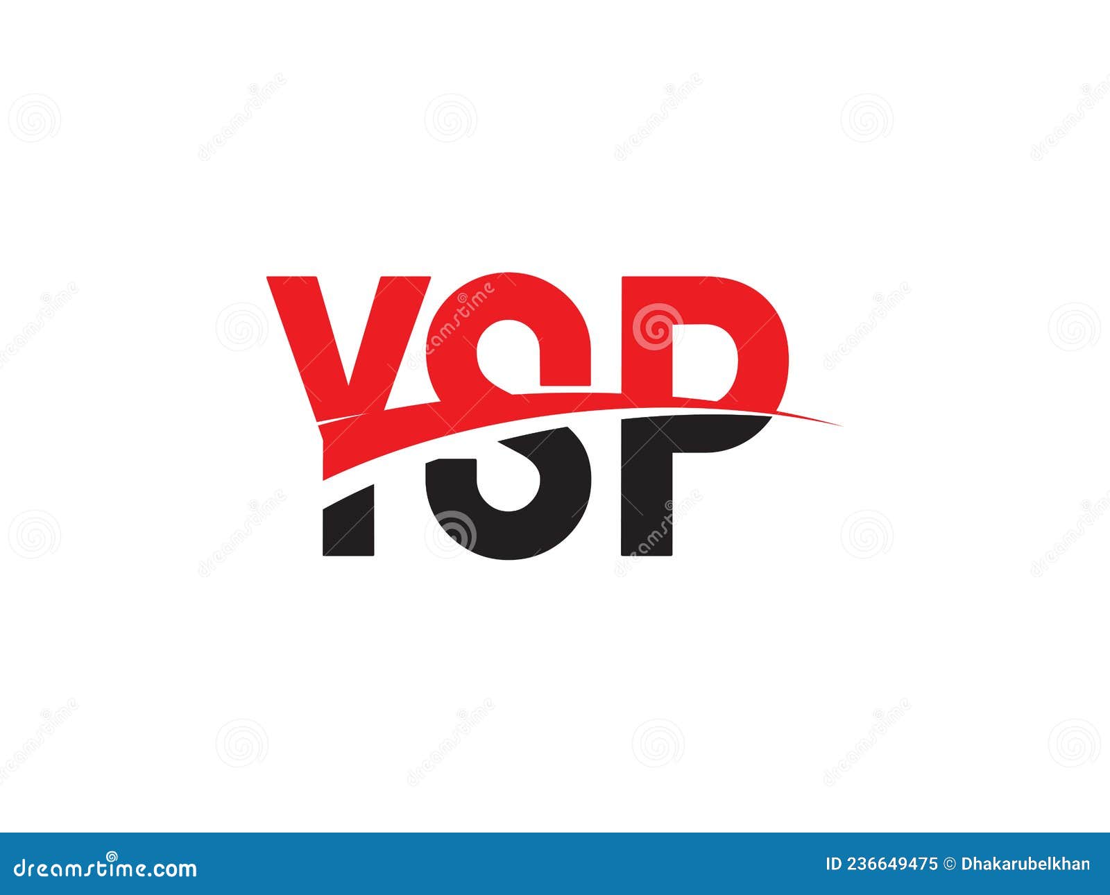 YSP Letter Initial Logo Design Vector Illustration Stock Vector ...