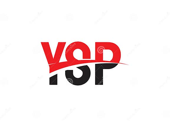 YSP Letter Initial Logo Design Vector Illustration Stock Vector ...