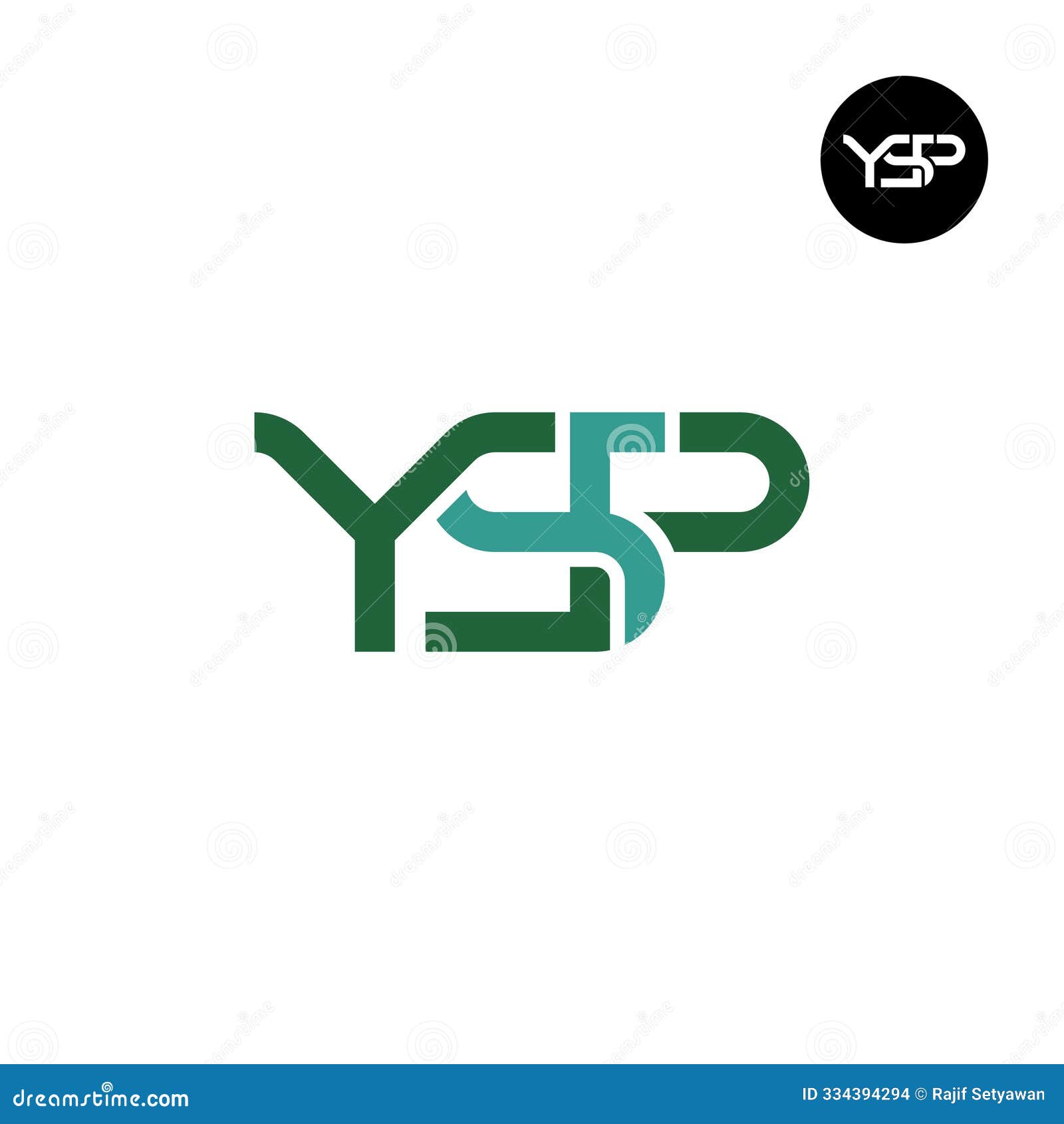 YSP Logo Letter Monogram Design Stock Vector - Illustration of design ...