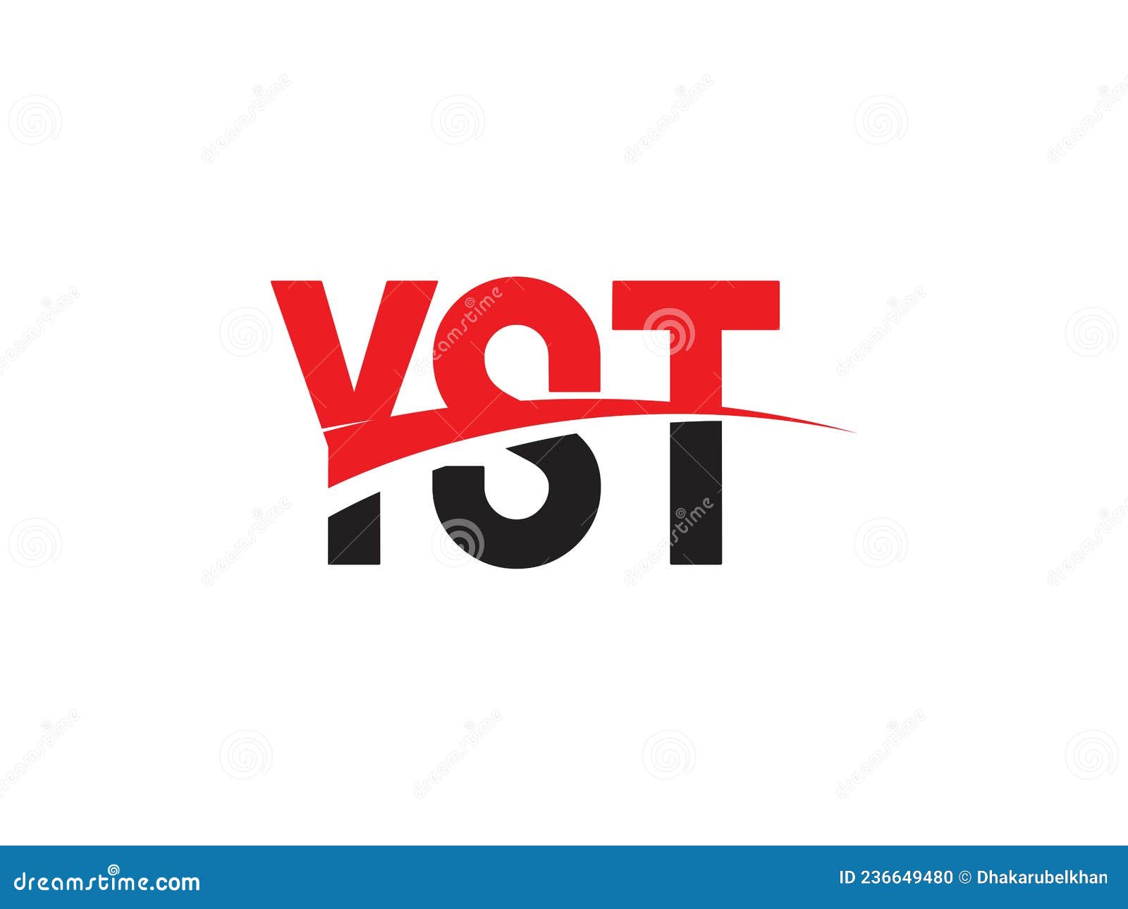 YST Letter Initial Logo Design Vector Illustration Stock Vector ...