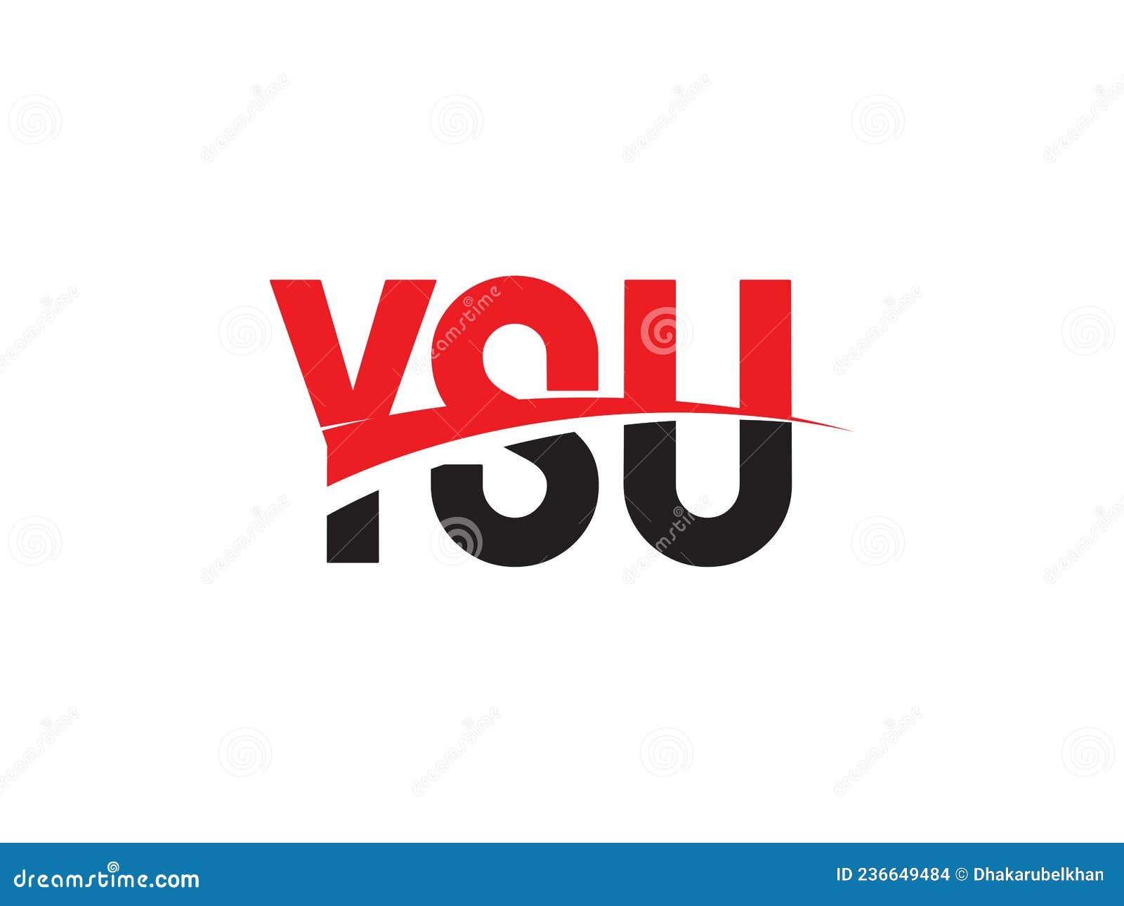 YSU Letter Initial Logo Design Vector Illustration Stock Vector ...