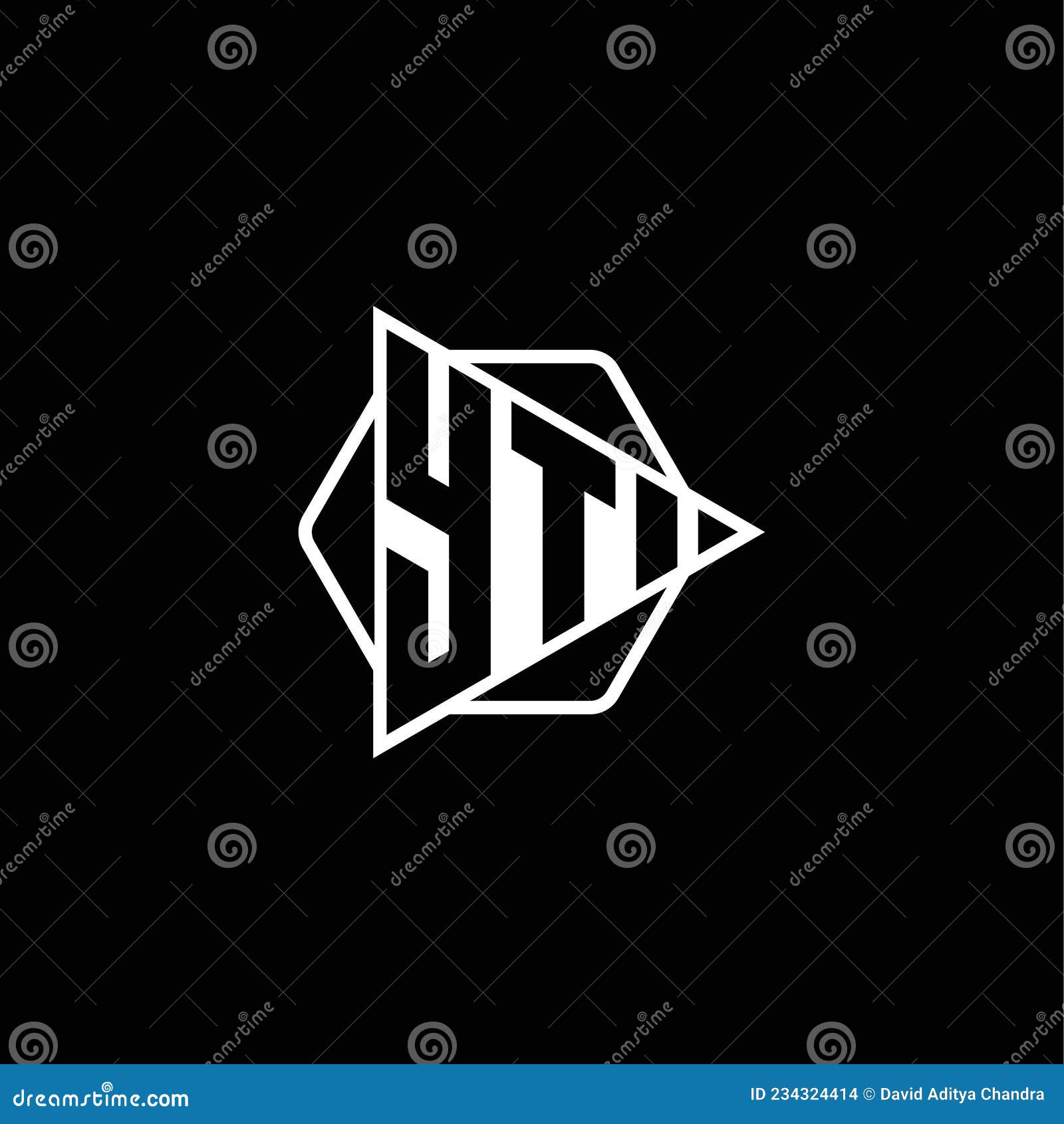 YT Logo Monogram Triangle Play Button Stock Vector - Illustration of ...