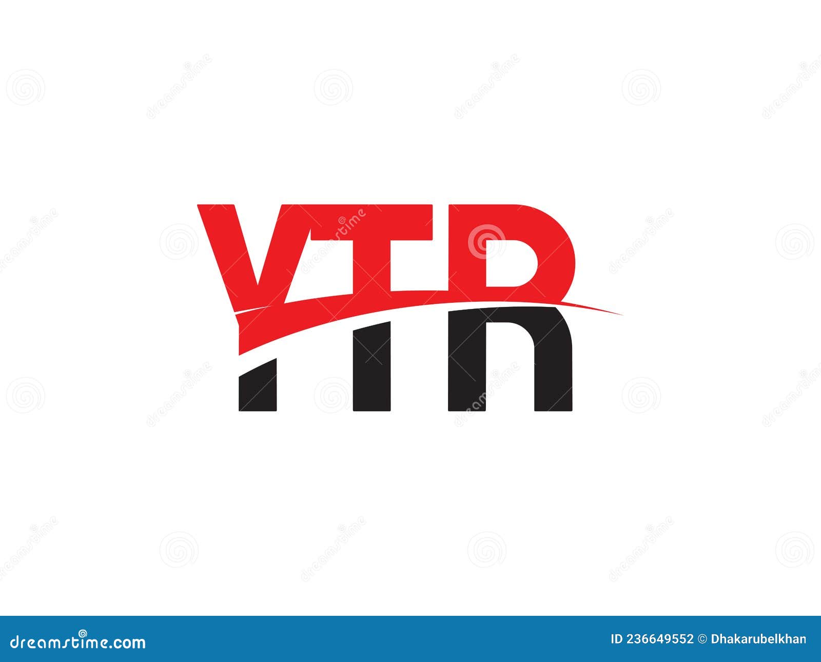 YTR Letter Initial Logo Design Vector Illustration Stock Vector ...