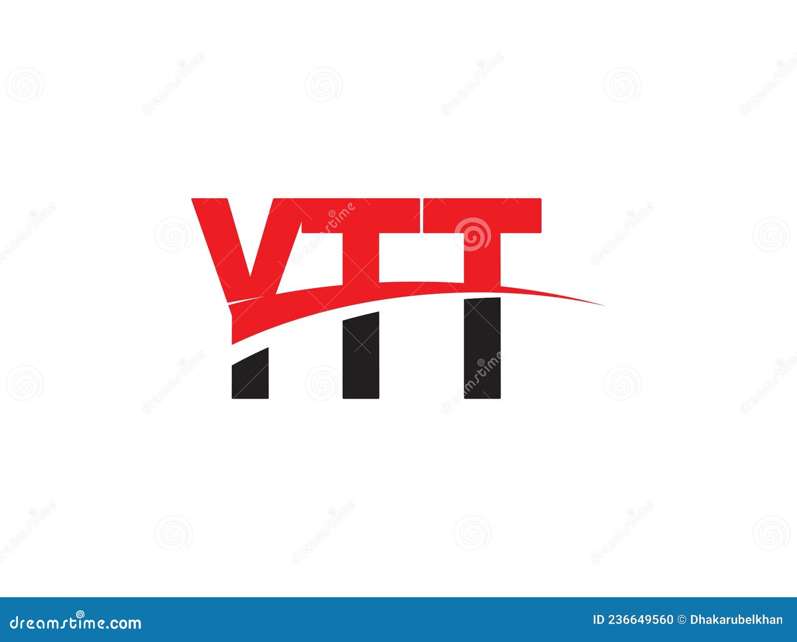 YTT Letter Initial Logo Design Vector Illustration Stock Vector ...