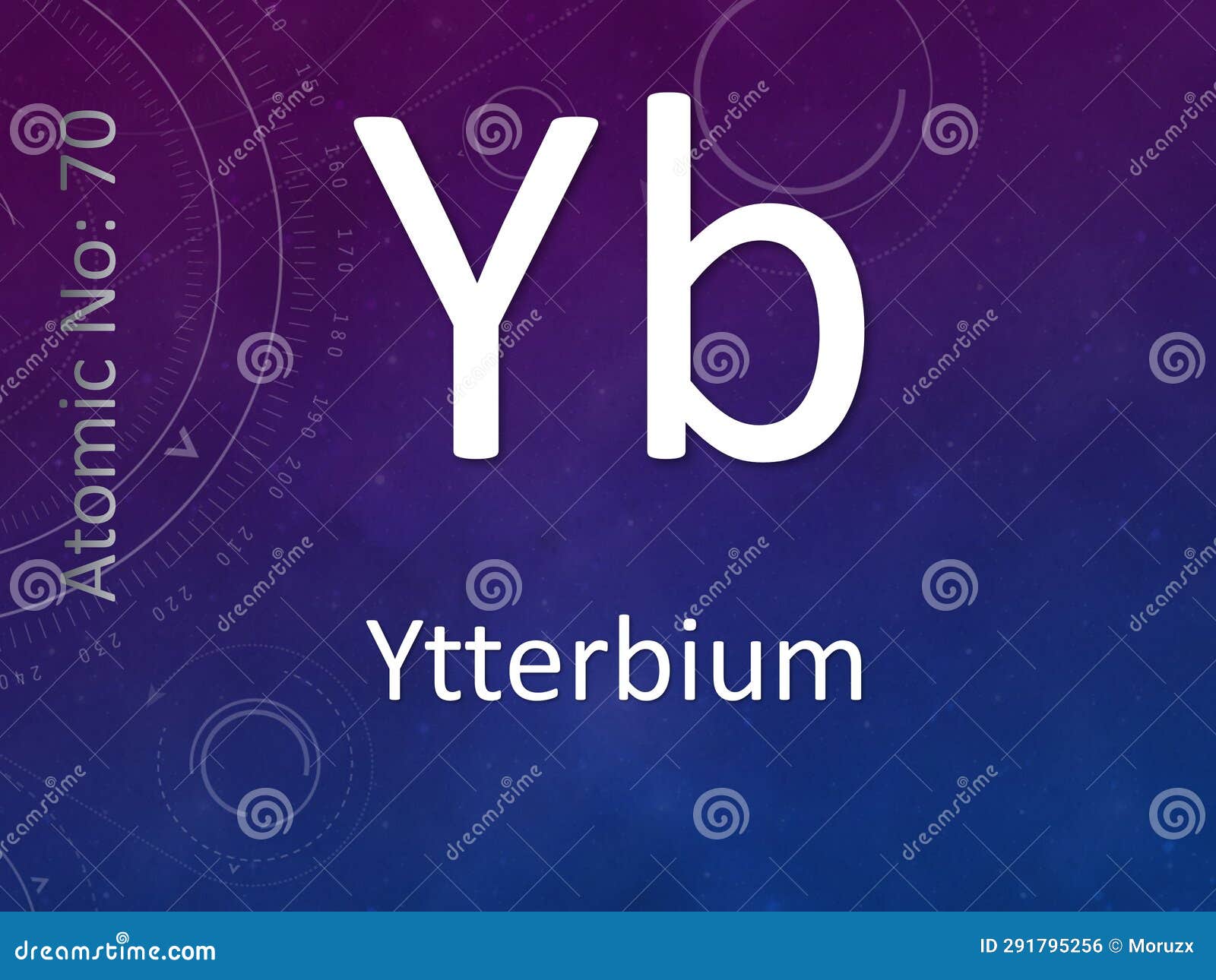 Ytterbium Chemical Element Symbol on Abstract Background Stock ... Ytterbium Chemical Element Symbol on Abstract Background Stock ...