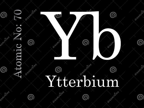 Ytterbium Chemical Element Symbol and Atomic Number Stock Illustration ... Ytterbium Chemical Element Symbol and Atomic Number Stock Illustration ...