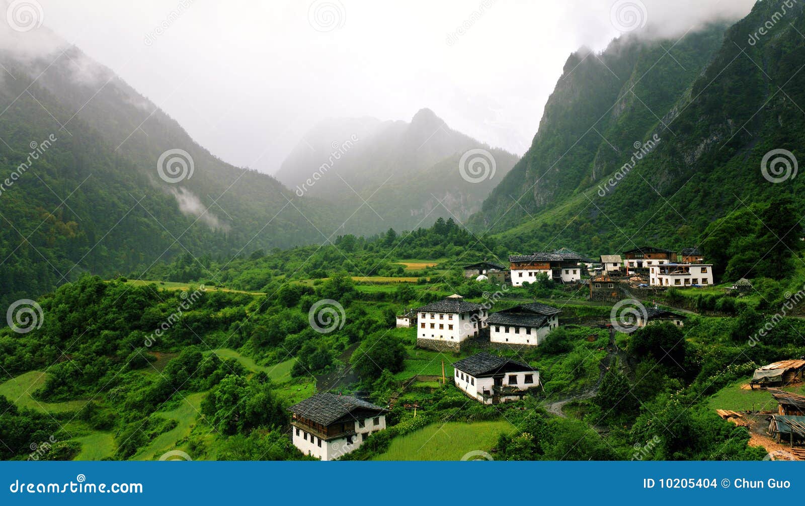 Yu-Beng villages stock photo. Image of plants, scenery - 10205404