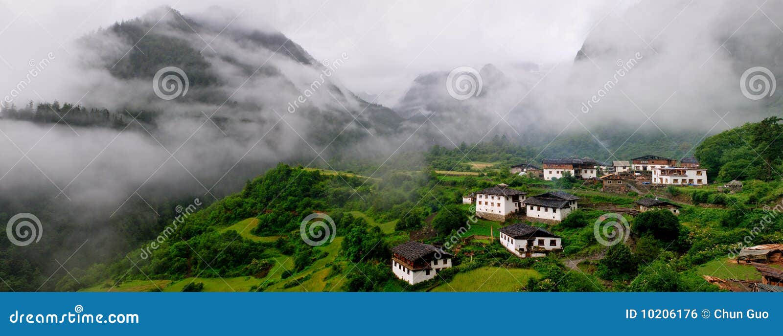 Yu-Beng villages stock photo. Image of rising, deep, life - 10206176
