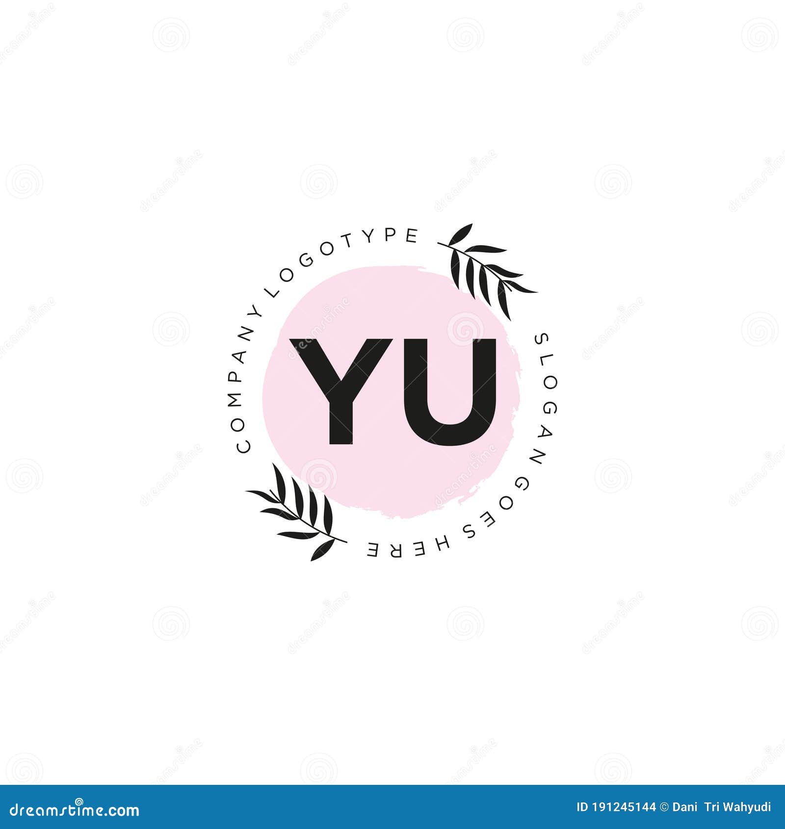 YU Letter Logo Icon Design Template Elements Stock Vector ...