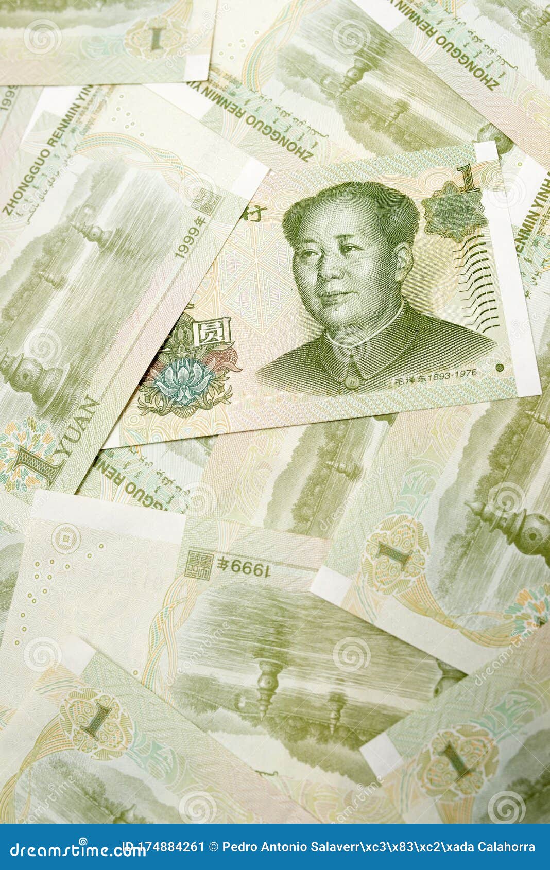 Yuan banknotes view stock image. Image of economic, closeup - 174884261