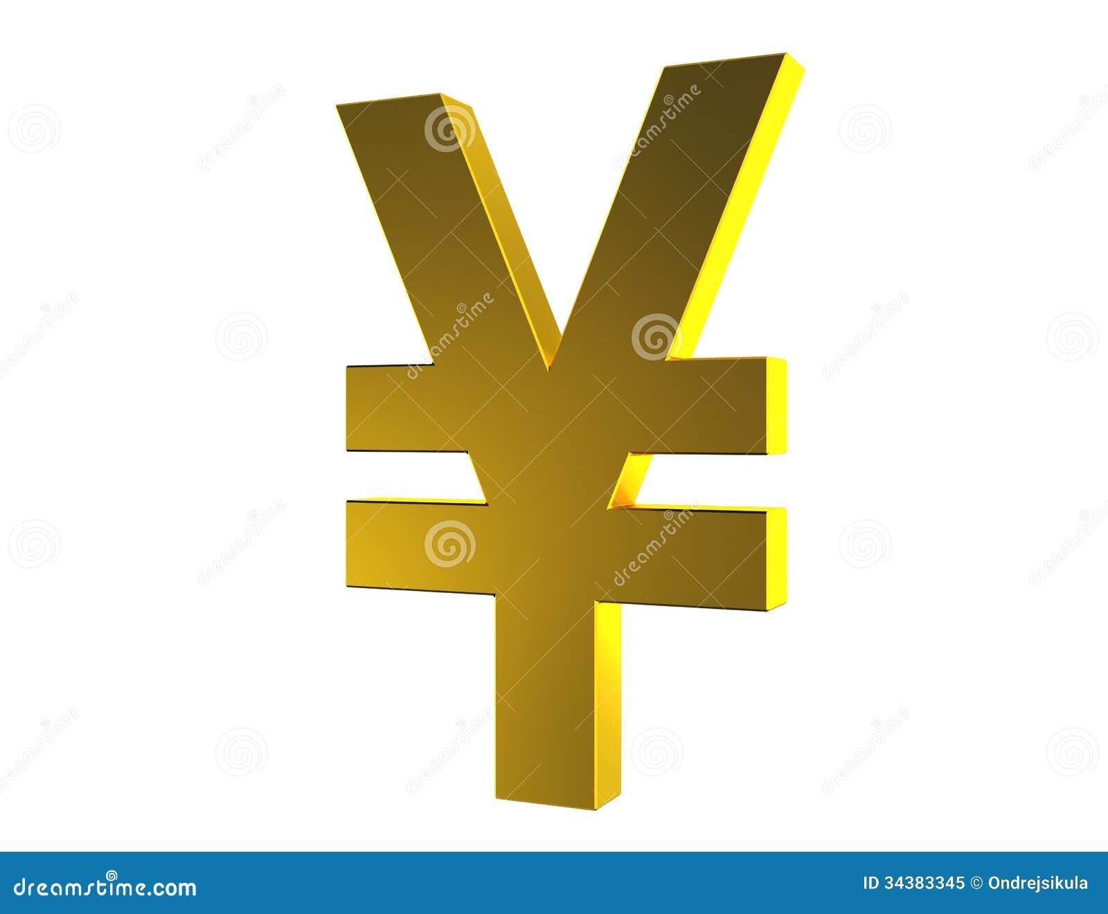 Yuan stock illustration. Illustration of gold, asia, money - 34383345
