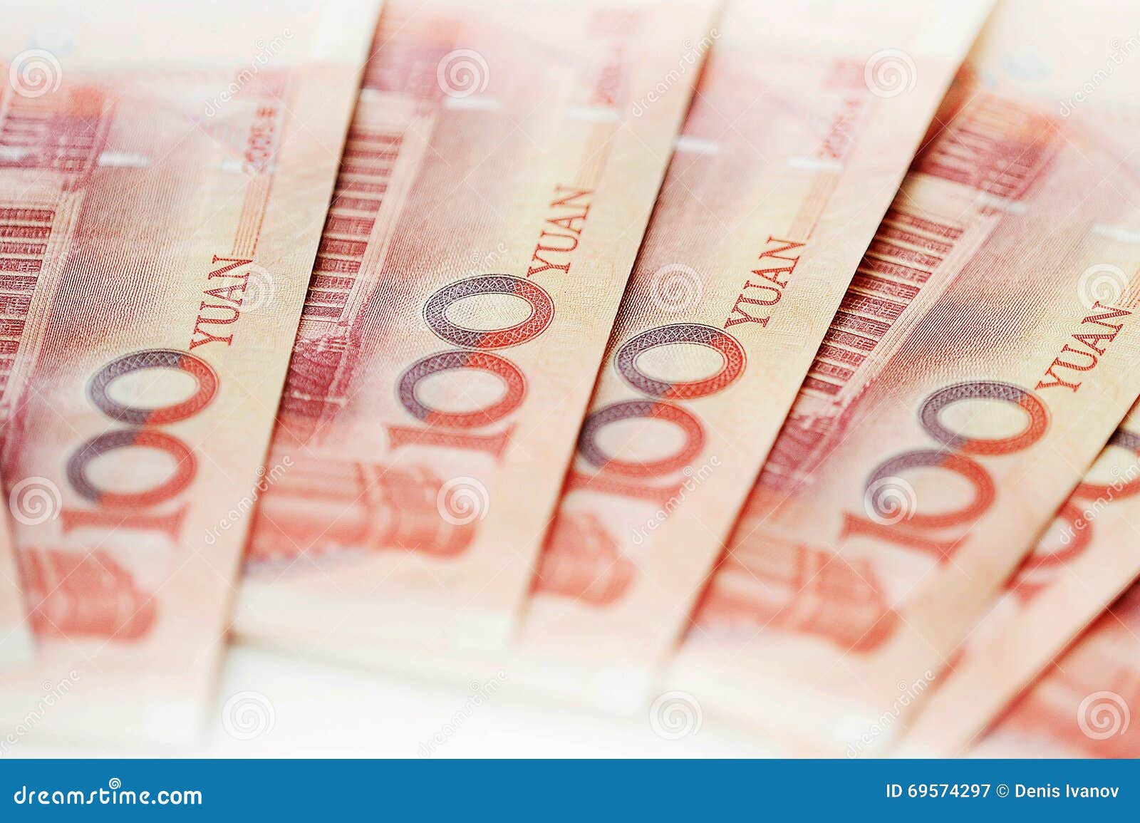 Yuan Notes from China S Currency Stock Image - Image of group, digital ...