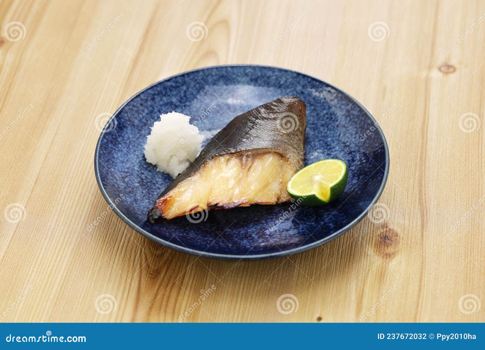 Yuan Style Grilled Black Cod Stock Photo - Image of japan, grated ...