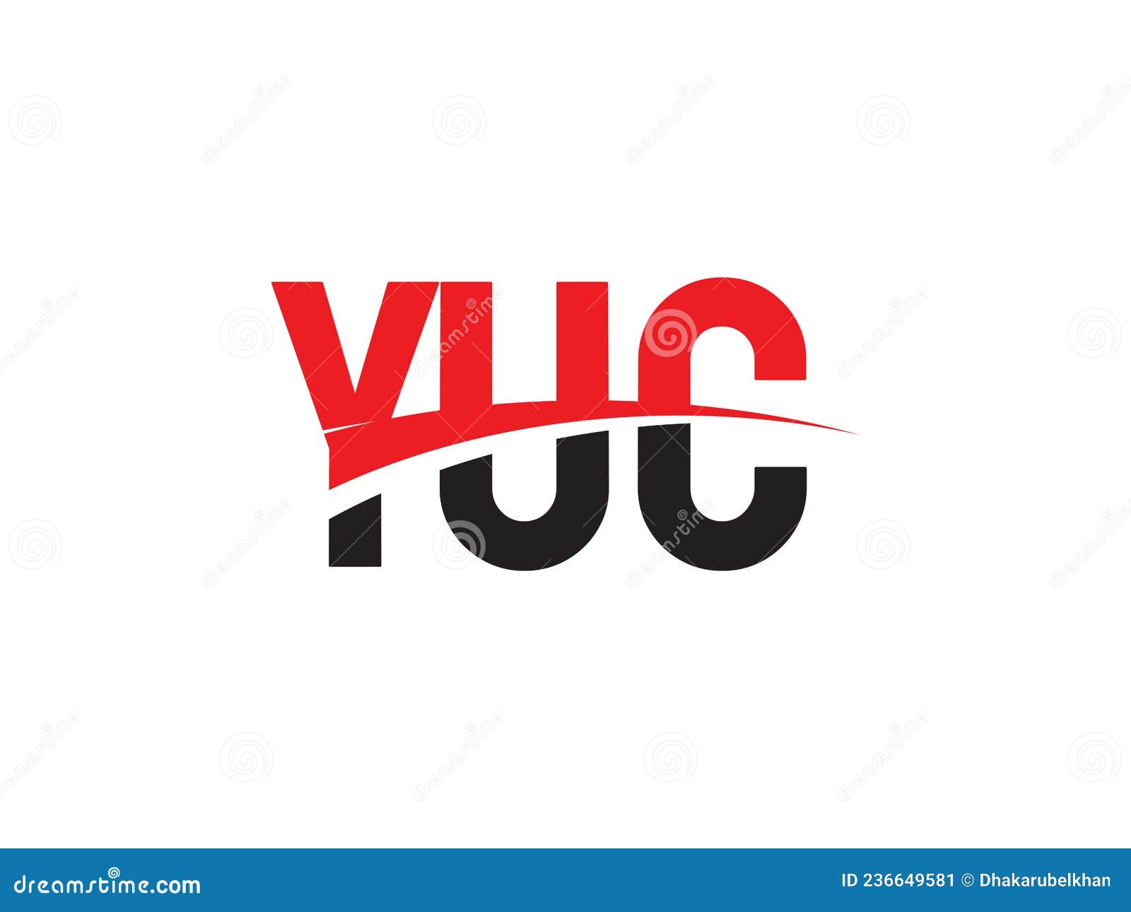 YUC Letter Initial Logo Design Vector Illustration Stock Vector ...