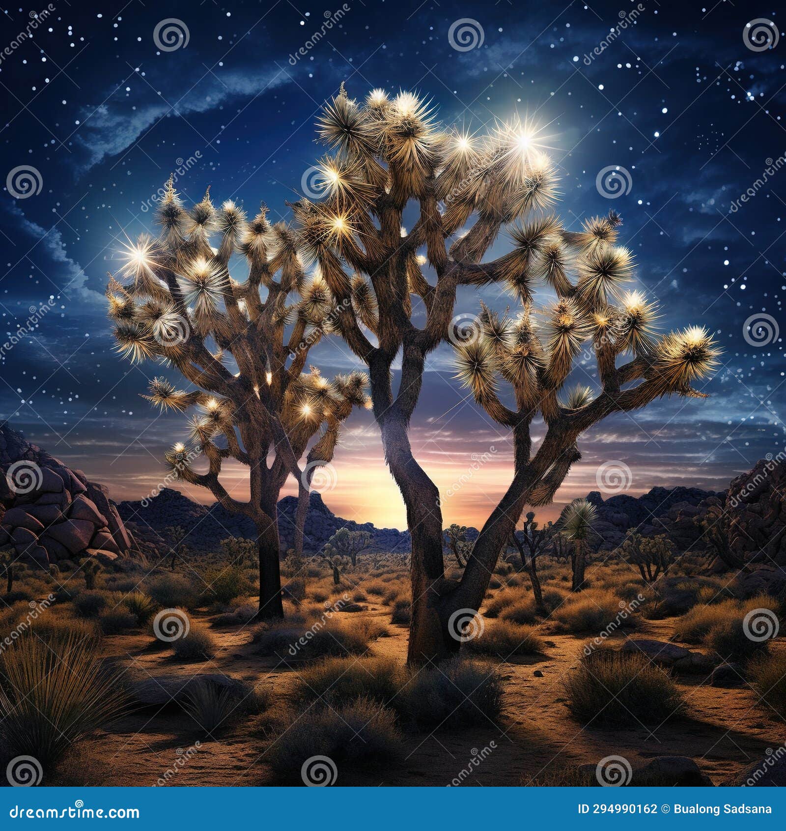 Yucca Trees Royalty-Free Cartoon | CartoonDealer.com #294990167