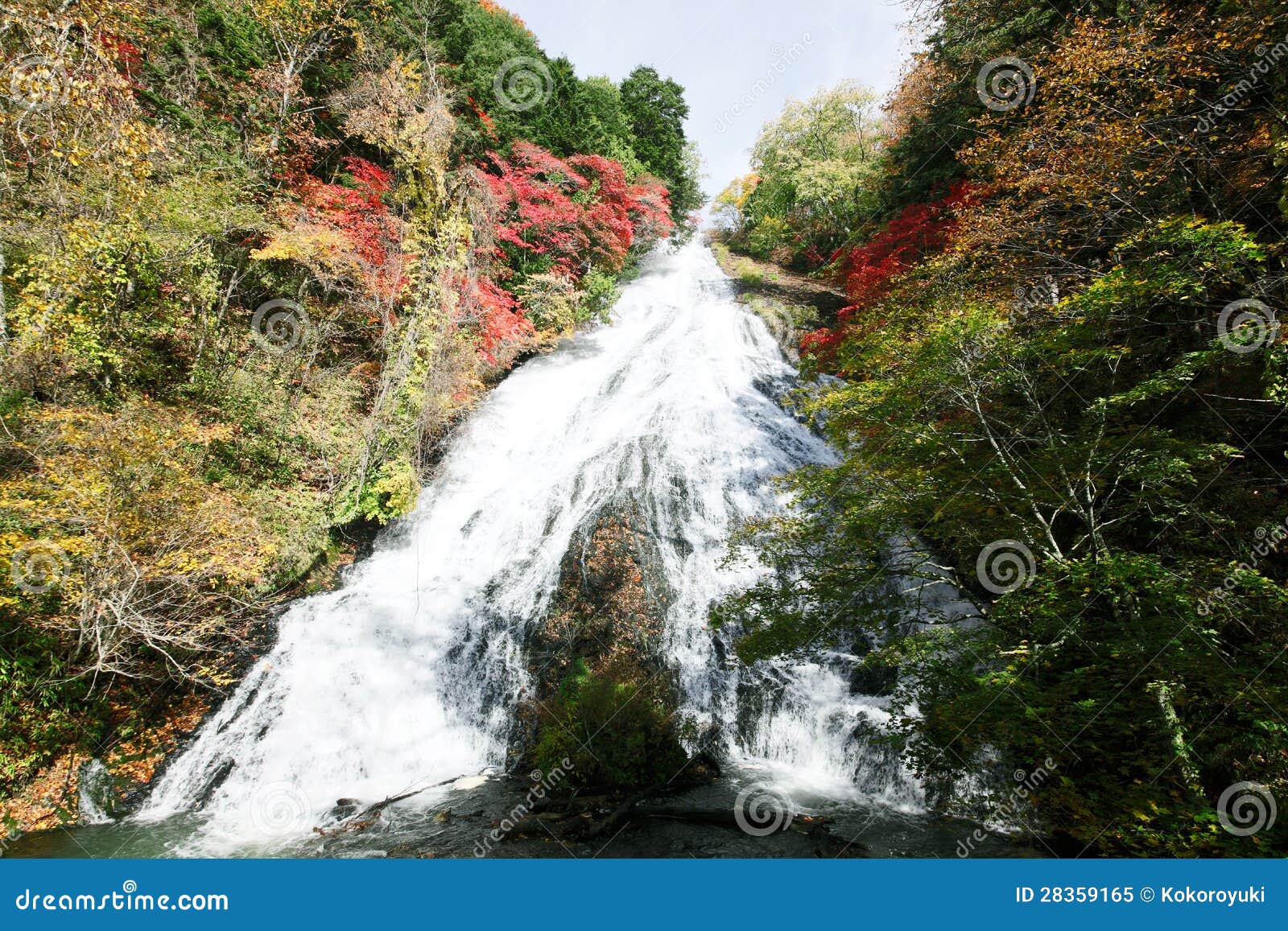 Yudaki falls stock image. Image of beautiful, yudaki - 28359165