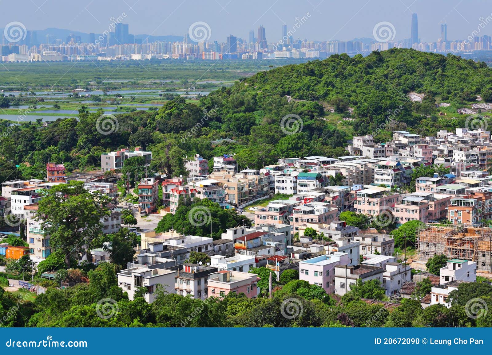 Yuen Long district stock photo. Image of asia, hongkong - 20672090