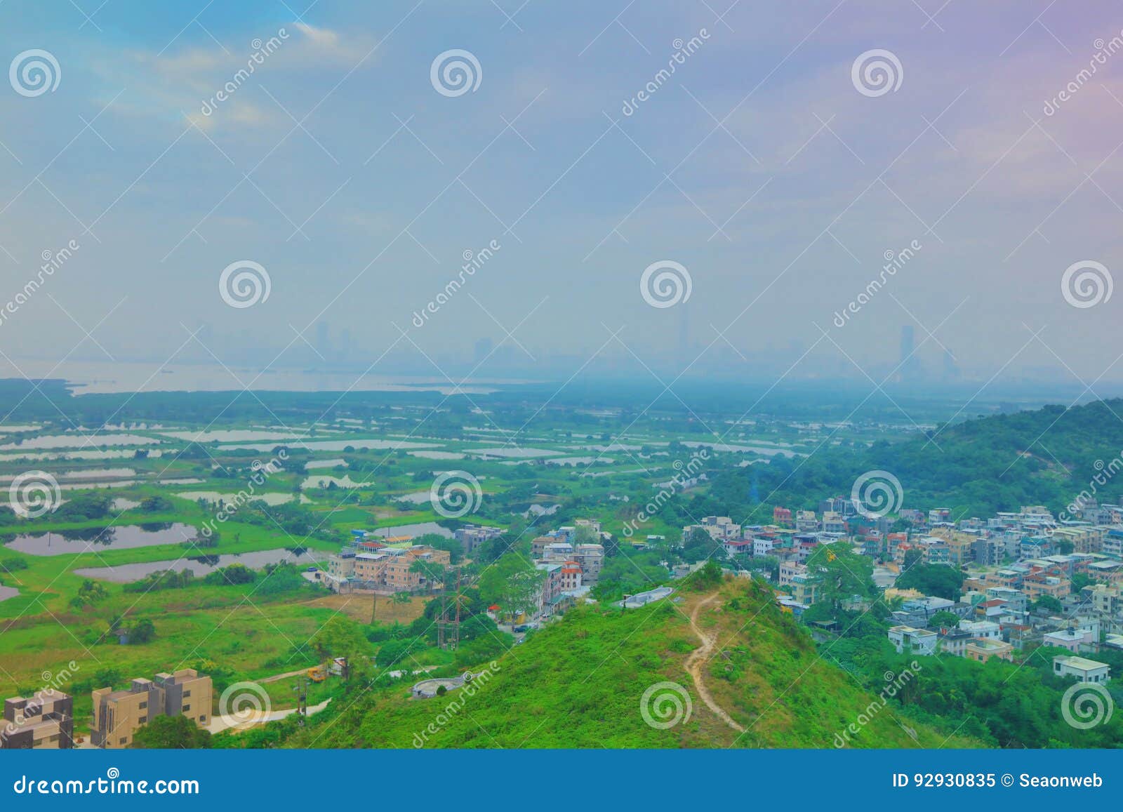 Yuen Long, Hong Kong 2016 stock image. Image of pond - 92930835