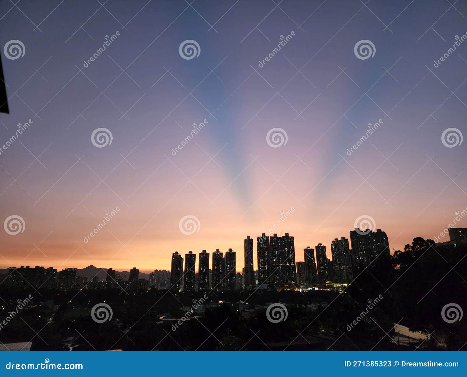 Yuen Long stock image. Image of yuen, city, bright, building - 271385323