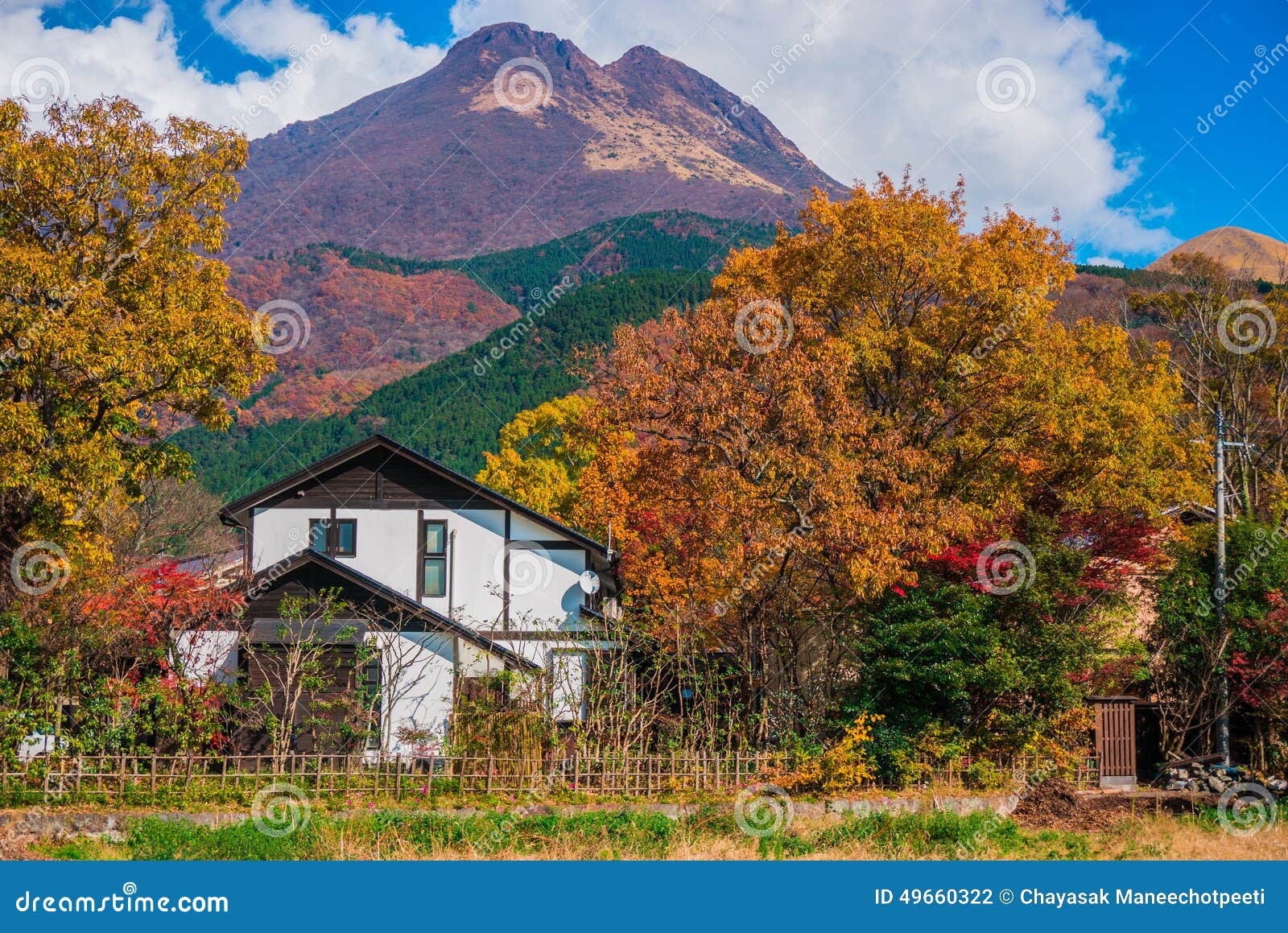 Yufuin Nature stock photo. Image of japanese, autumn - 49660322
