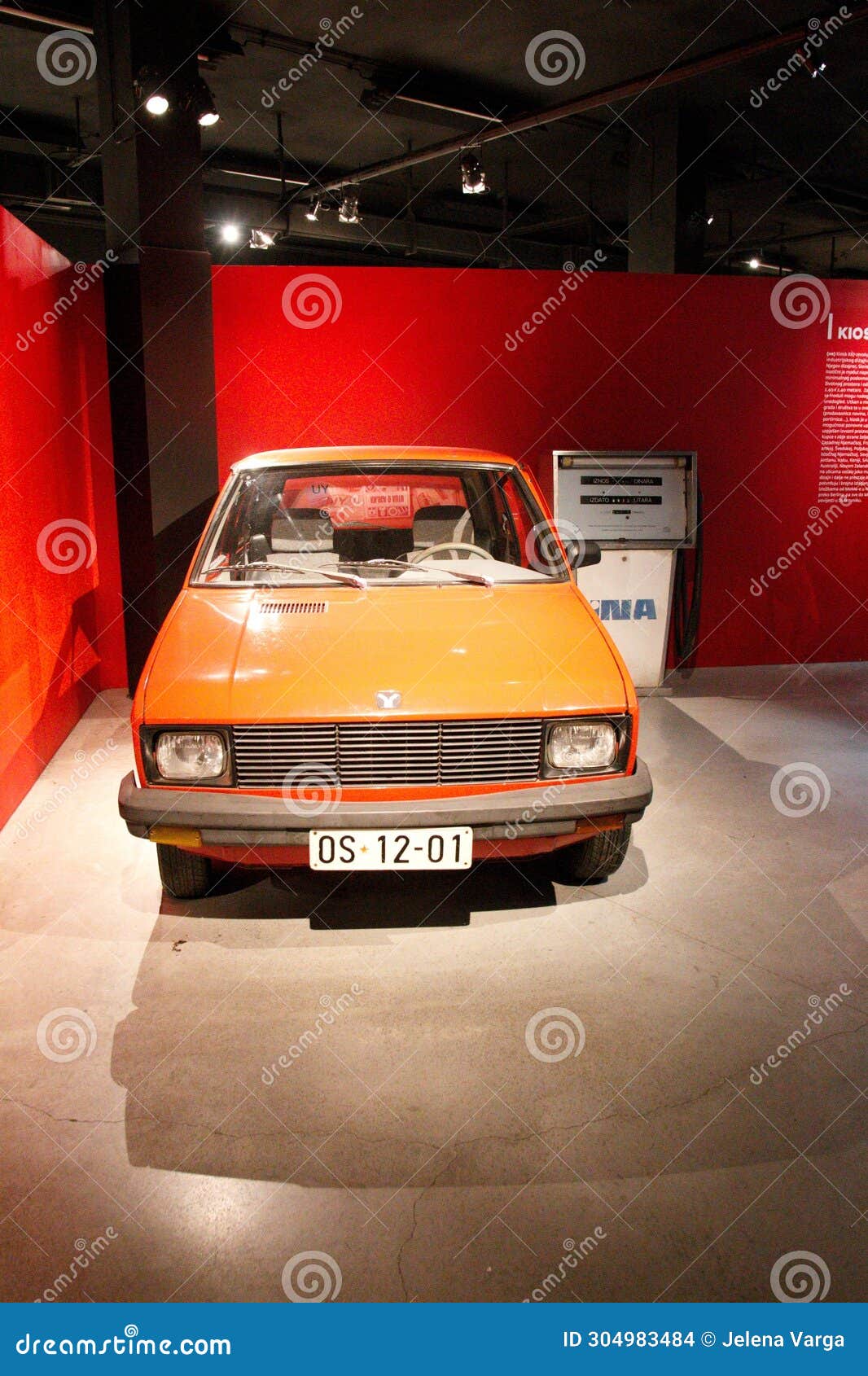Yugo Car at Red Museum at Dubrovnik Editorial Stock Image - Image of ...