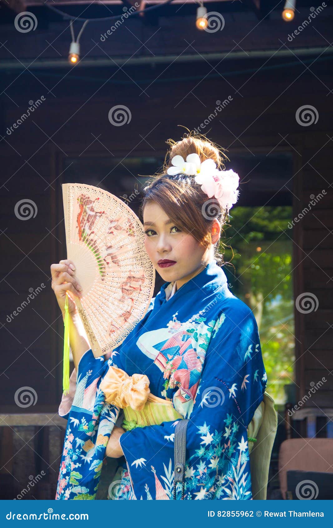 Yukata girl stock photo. Image of beautiful, isolated - 82855962