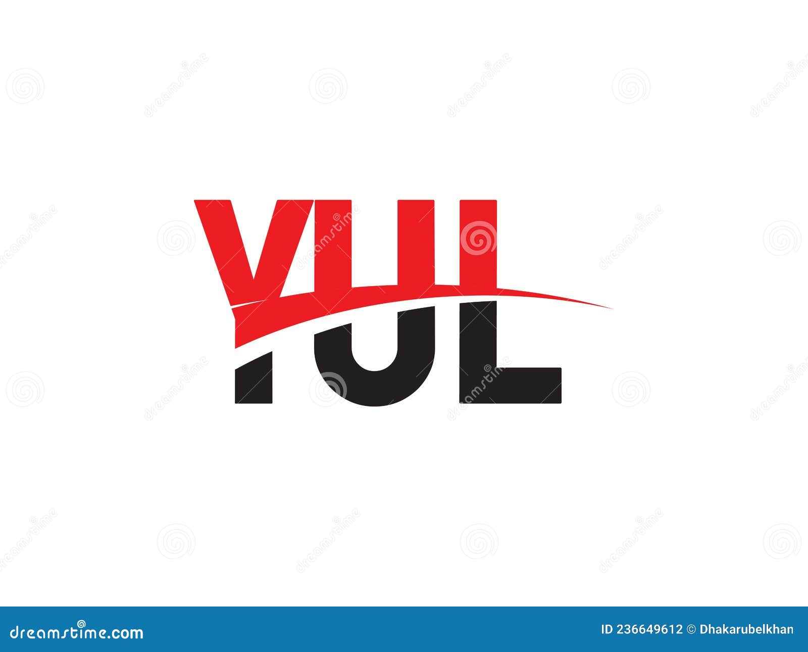 YUL Letter Initial Logo Design Vector Illustration Stock Vector ...