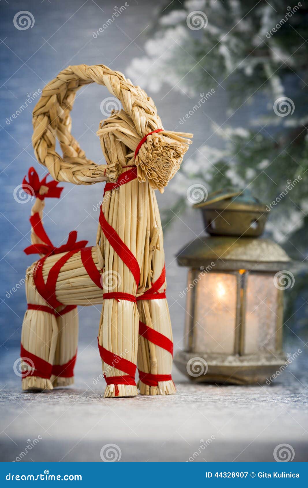 Yule goat. stock image. Image of scandinavian, symbol - 44328907