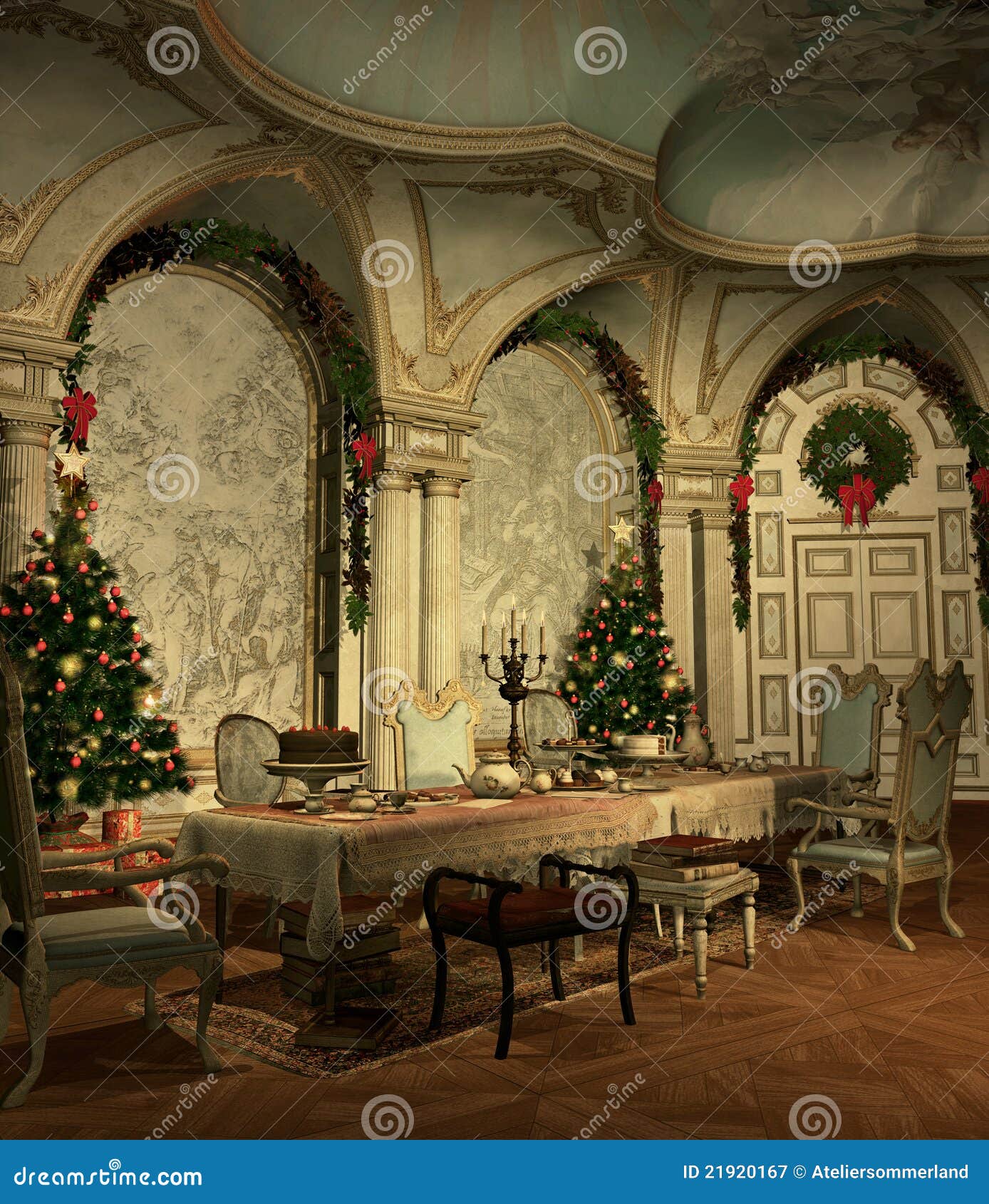 Yuletide stock illustration. Illustration of magical - 21920167