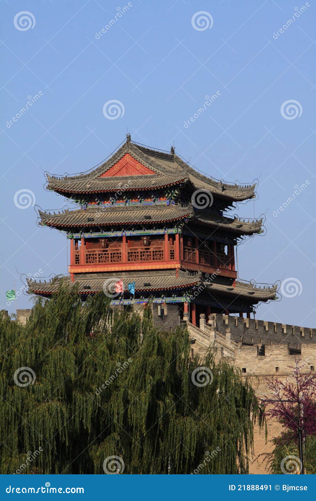 Yulin city gate stock image. Image of city, shanxi, landscape - 21888491