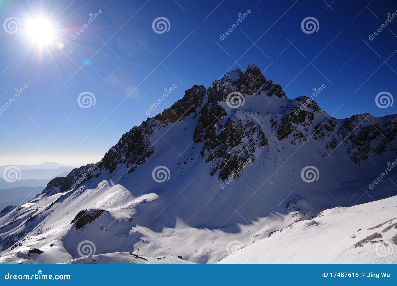 Yulong stock photo. Image of asia, snow, dragon, great - 17487616