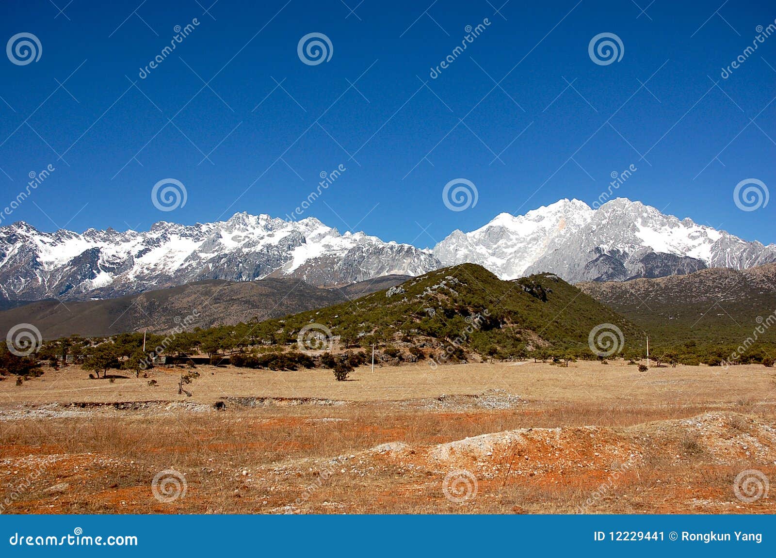 Yulong jokul stock image. Image of altitude, geology - 12229441