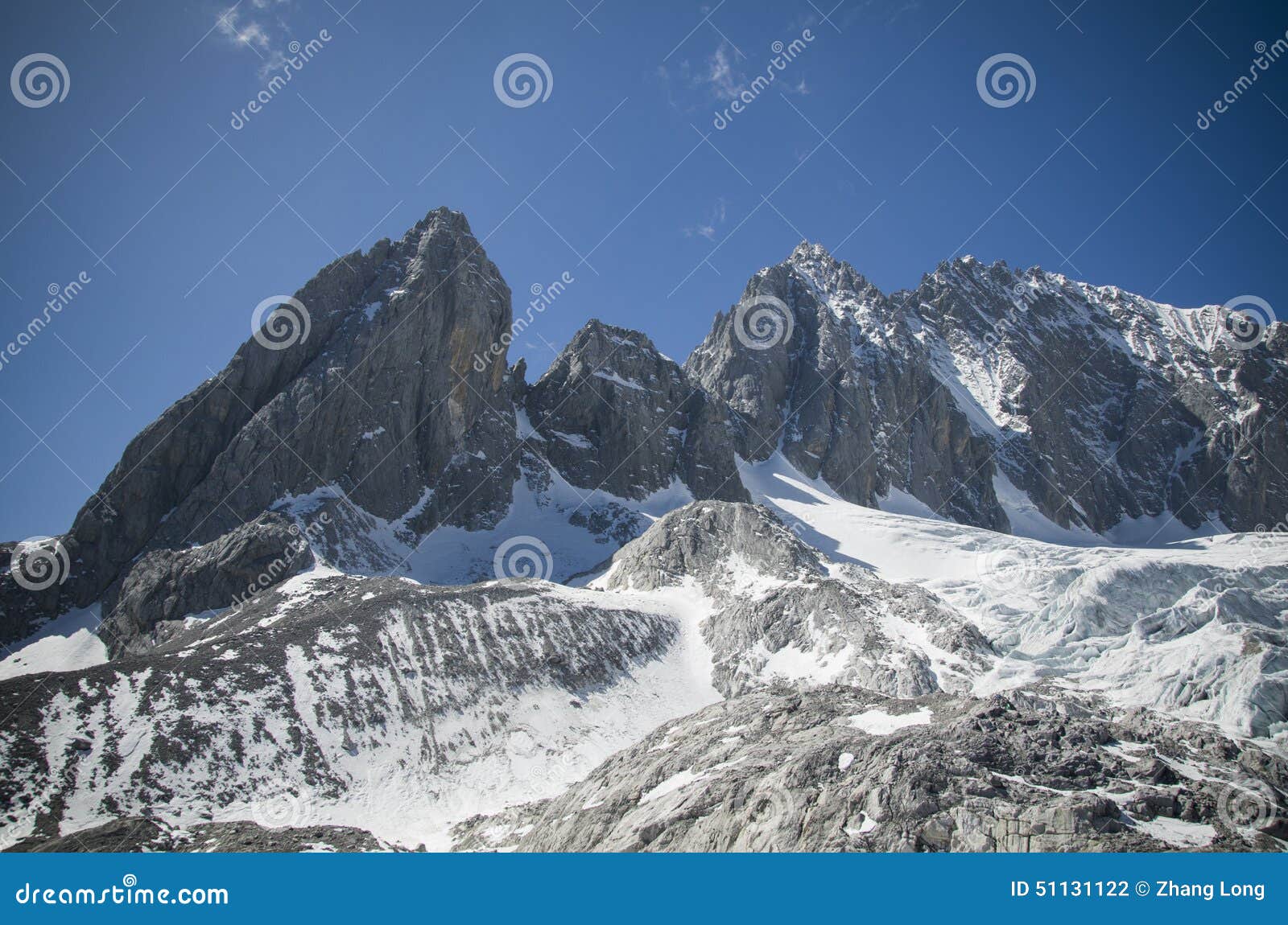 Yulong mountain stock photo. Image of level, wellpaper - 51131122