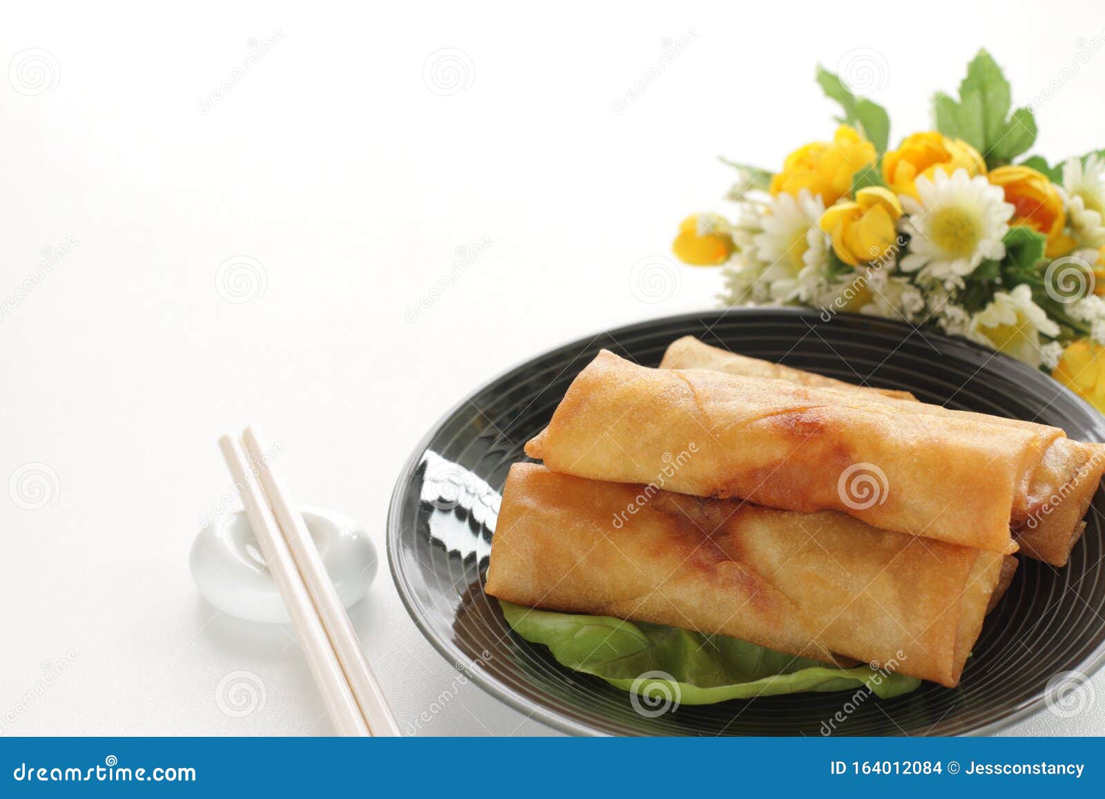 Homemade Chinese Dumpling, Spring Roll Stock Photo - Image of ...