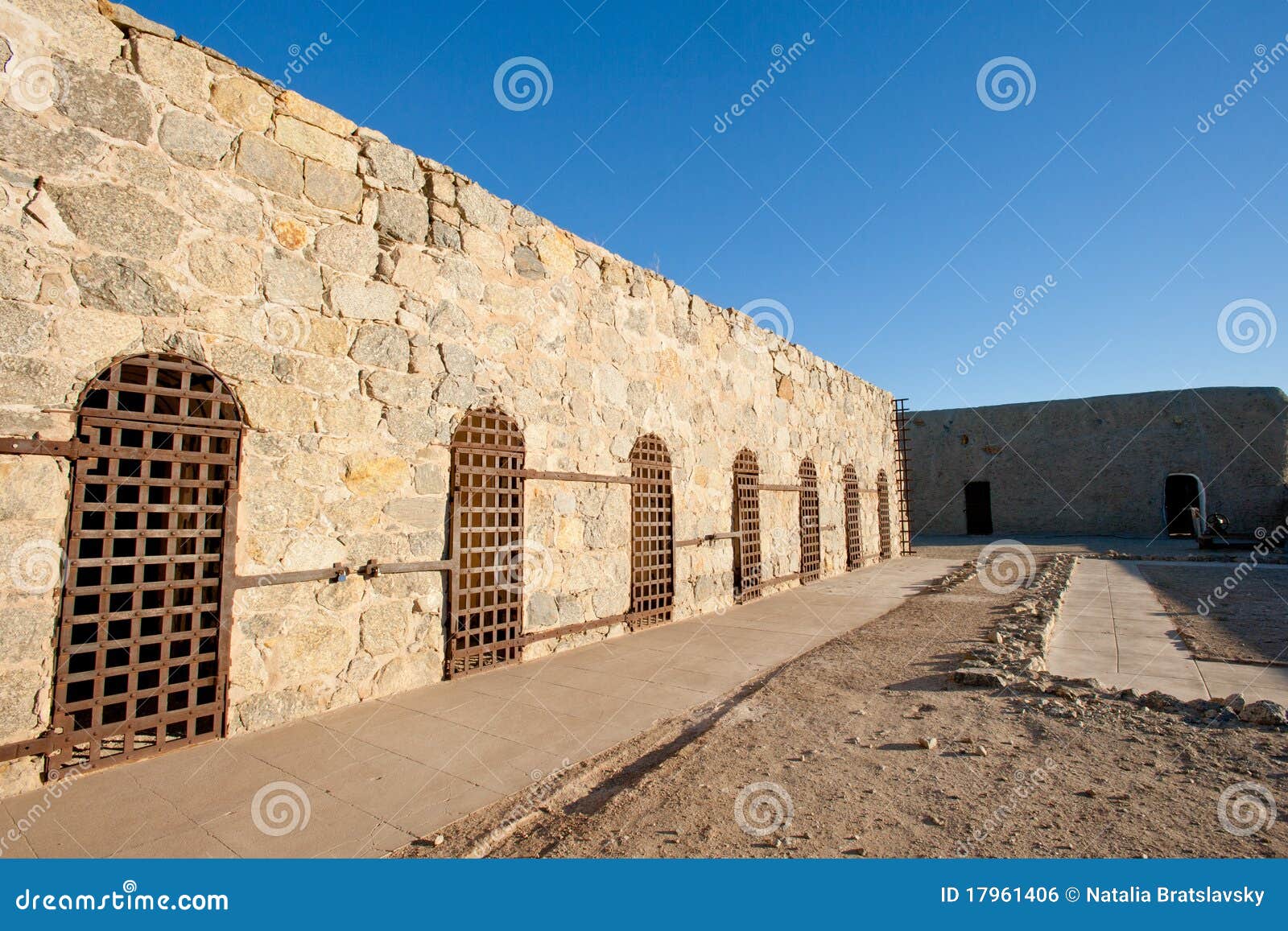 Yuma Territorial Prison Cells Stock Photo - Image of 1800s, front: 17961406