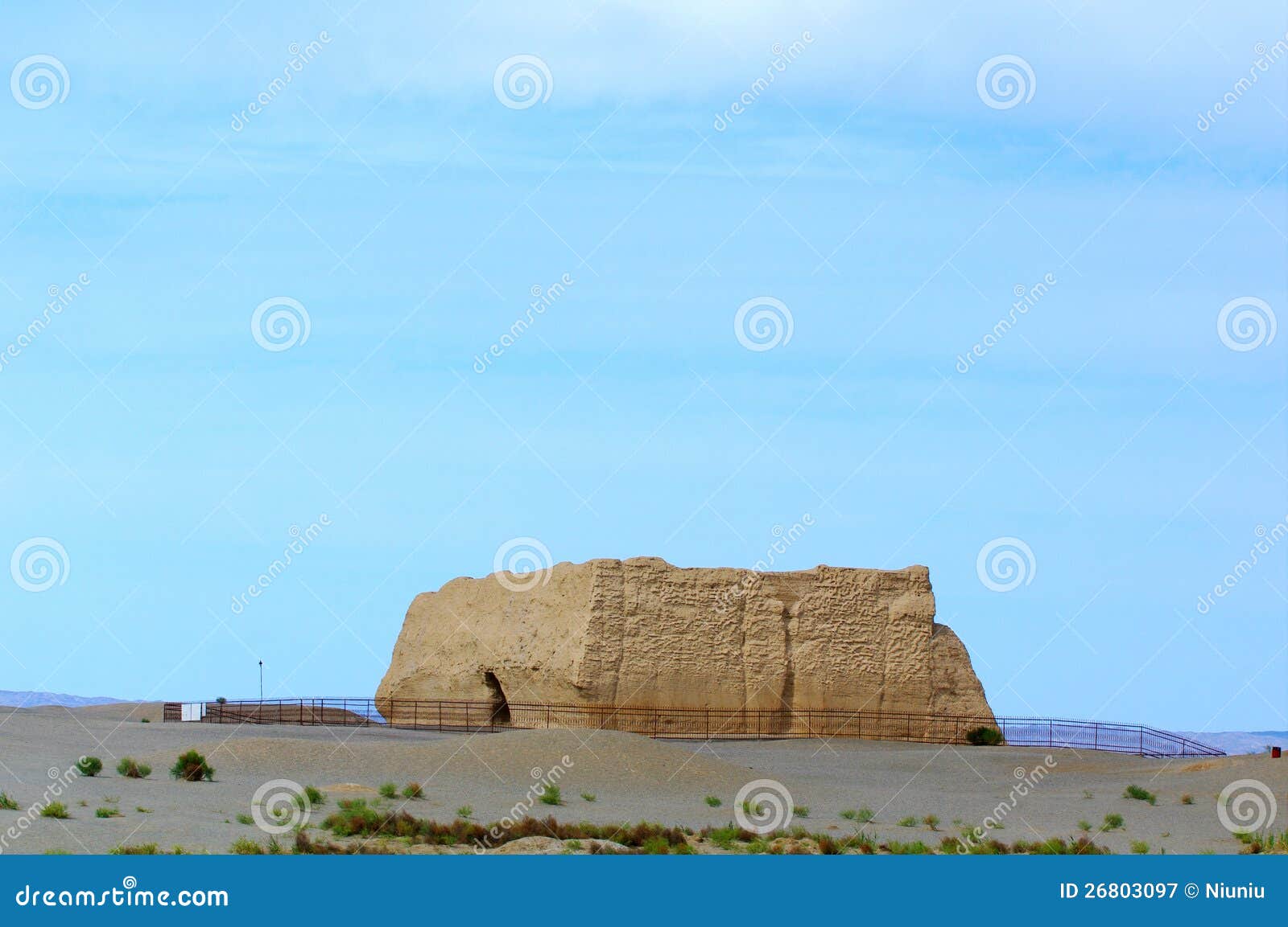 Yumen Pass stock image. Image of yumen, ancient, south - 26803097