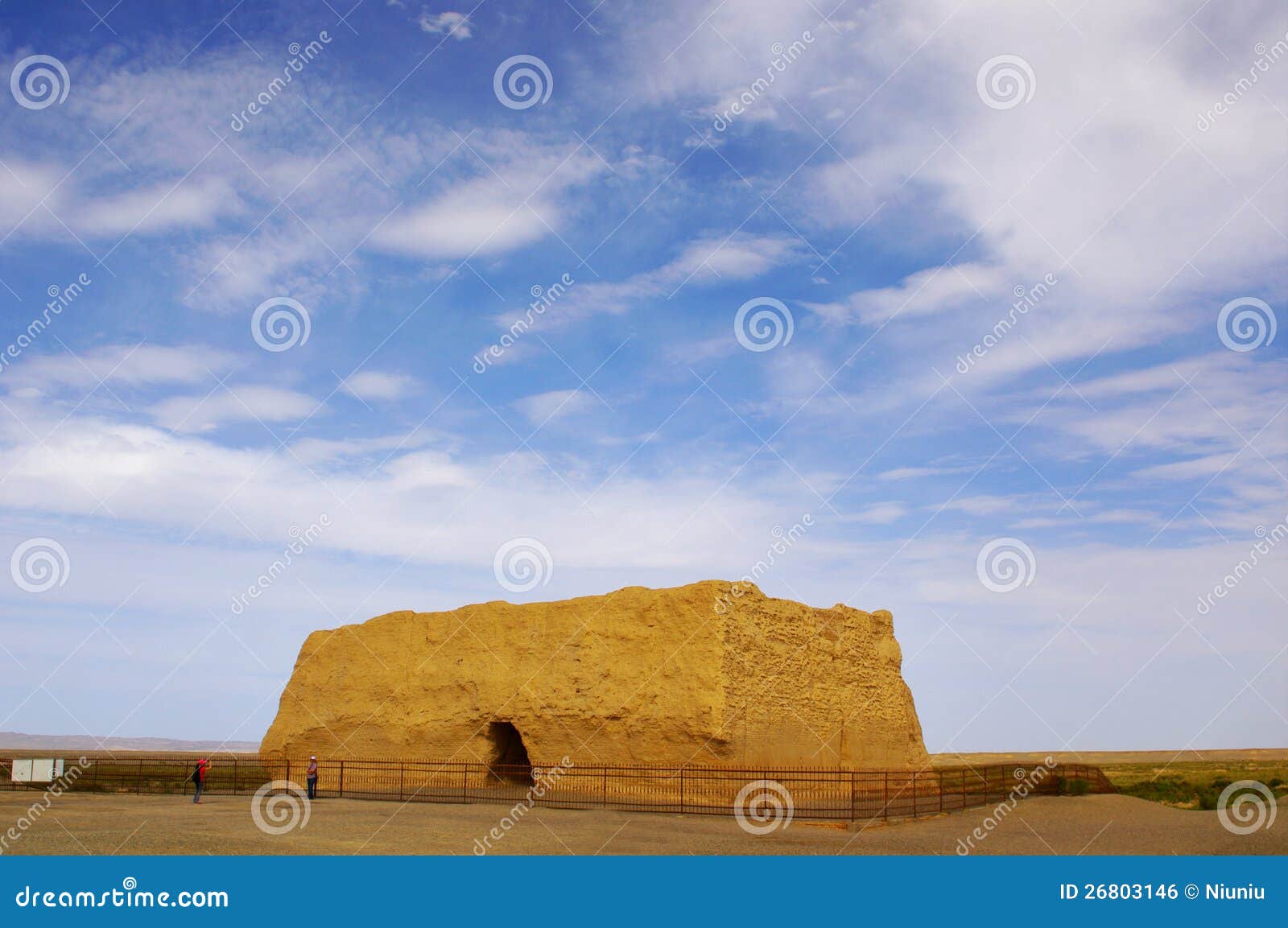 Yumen Pass stock photo. Image of china, province, yangguan - 26803146